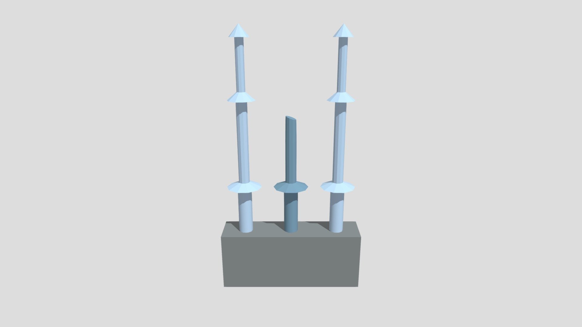 Pagar Besi - 3D model by GoldenCanaria [9cd8e74] - Sketchfab