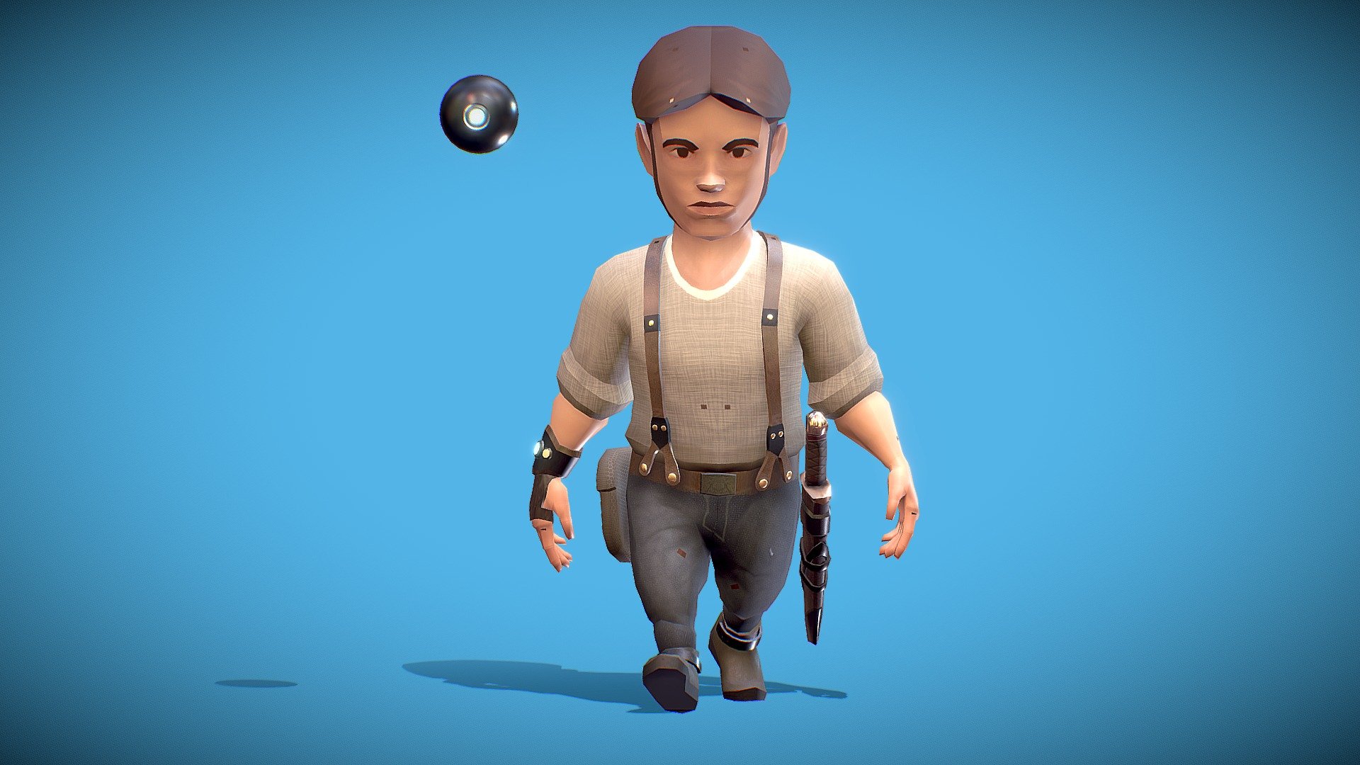 Max - RPG Character - 3D model by RB (@robstar) [9cda309] - Sketchfab