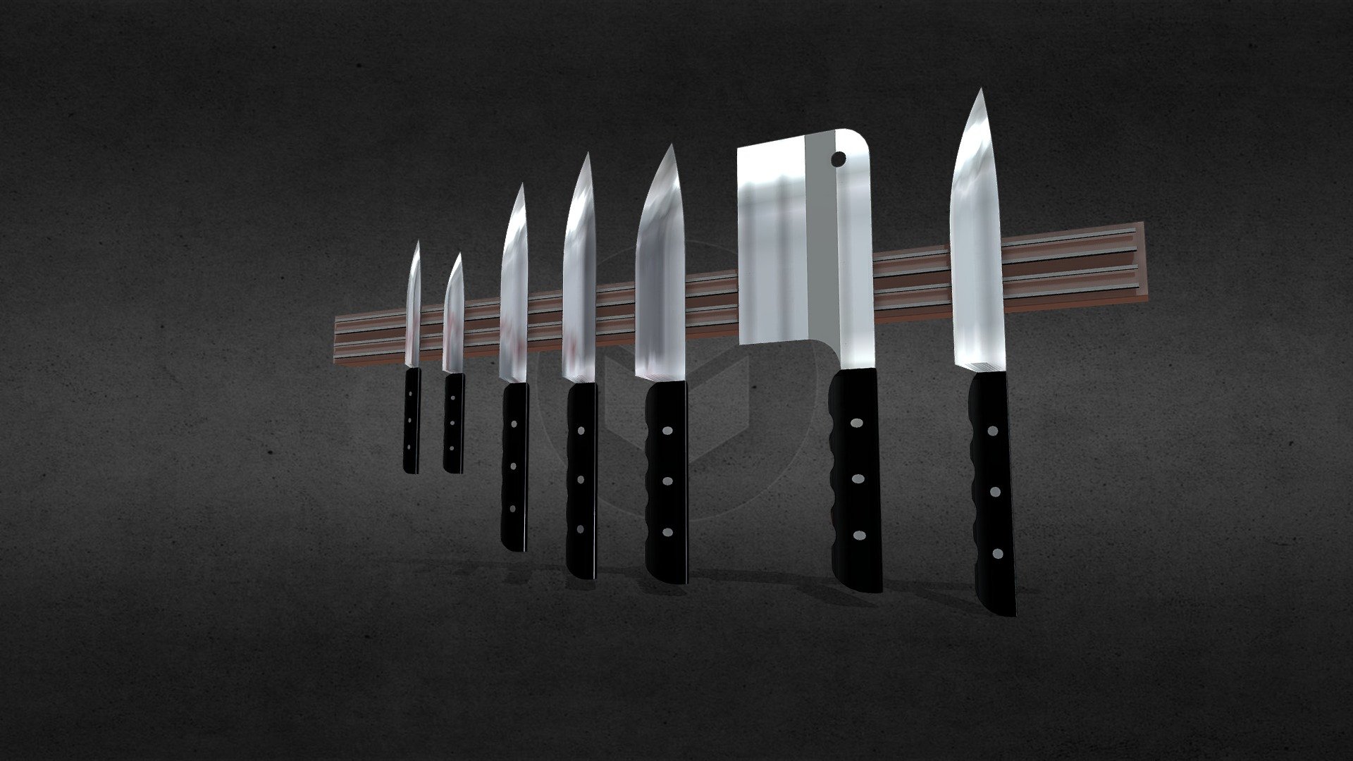Knief Set - Download Free 3D model by M Salman (@salmanafzalwahla ...
