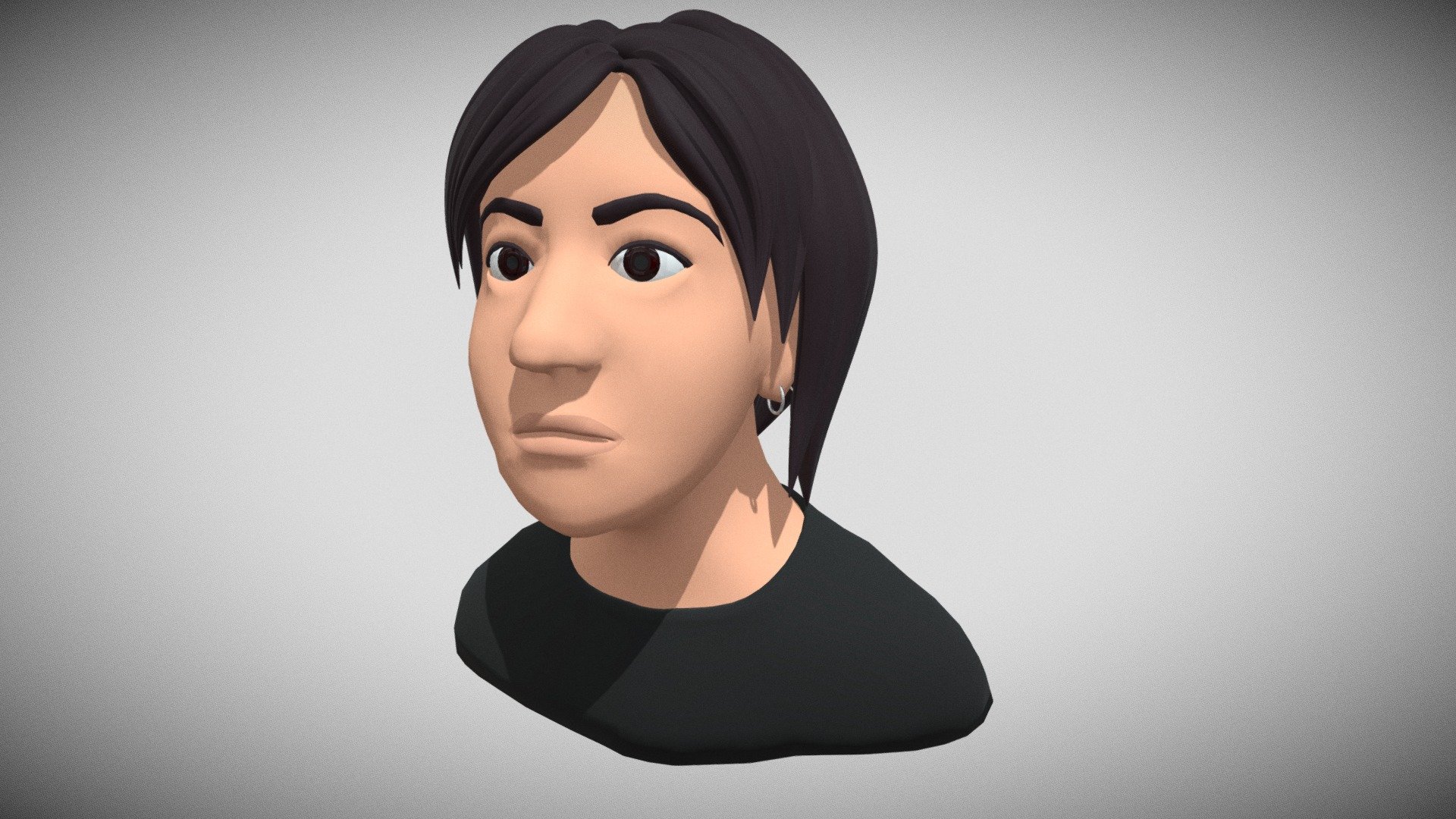 Stylized self portrait - Download Free 3D model by cecil.brews [9cdcb52 ...
