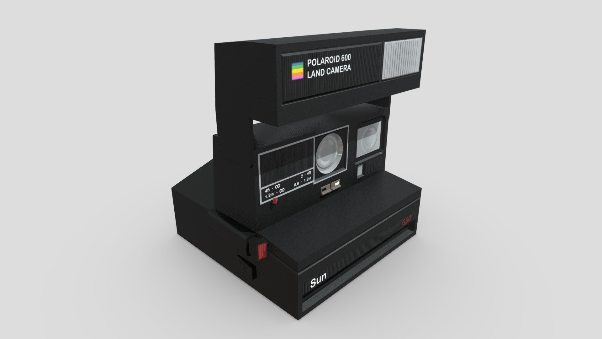 Polaroid Camera - Download Free 3D model by Connor Wassall ...