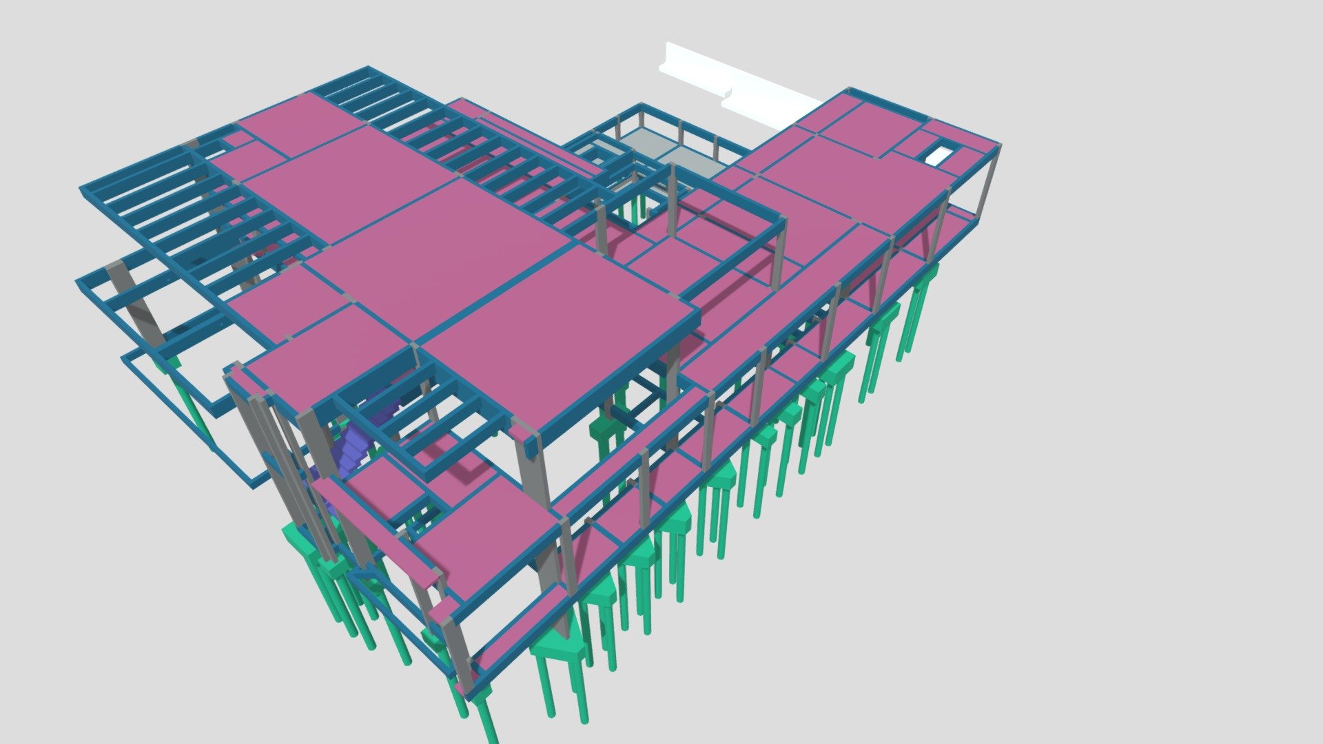 3D EST - 3D model by GZ ENGENHARIA | PROJETOS ESTRUTURAIS ...