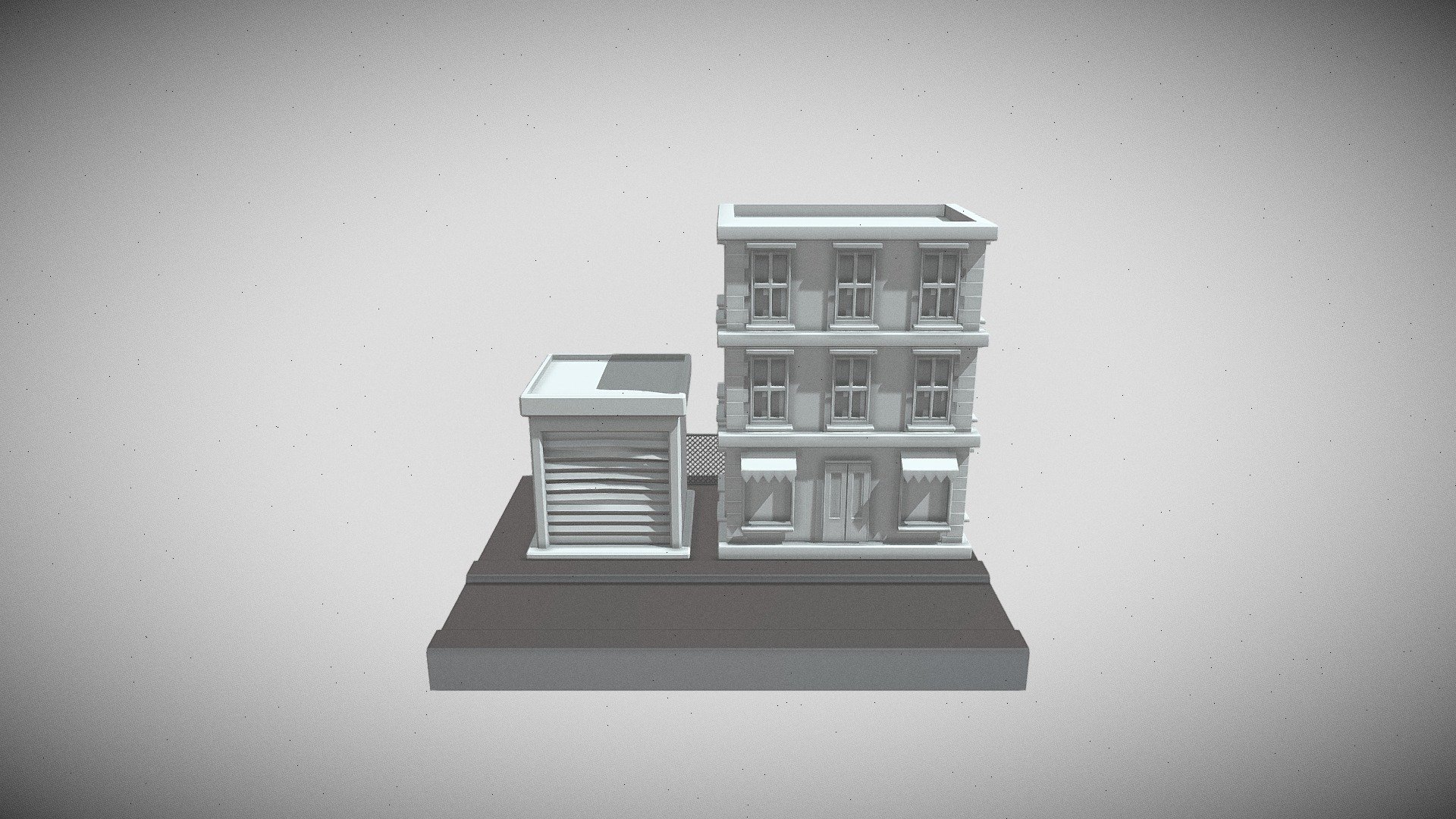 building - 3D model by renderlevel [9cde27d] - Sketchfab