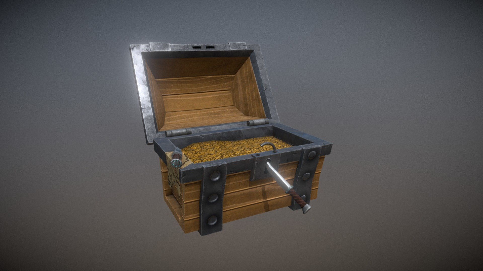 Treasure Chest - 3D model by seborn [9cde807] - Sketchfab