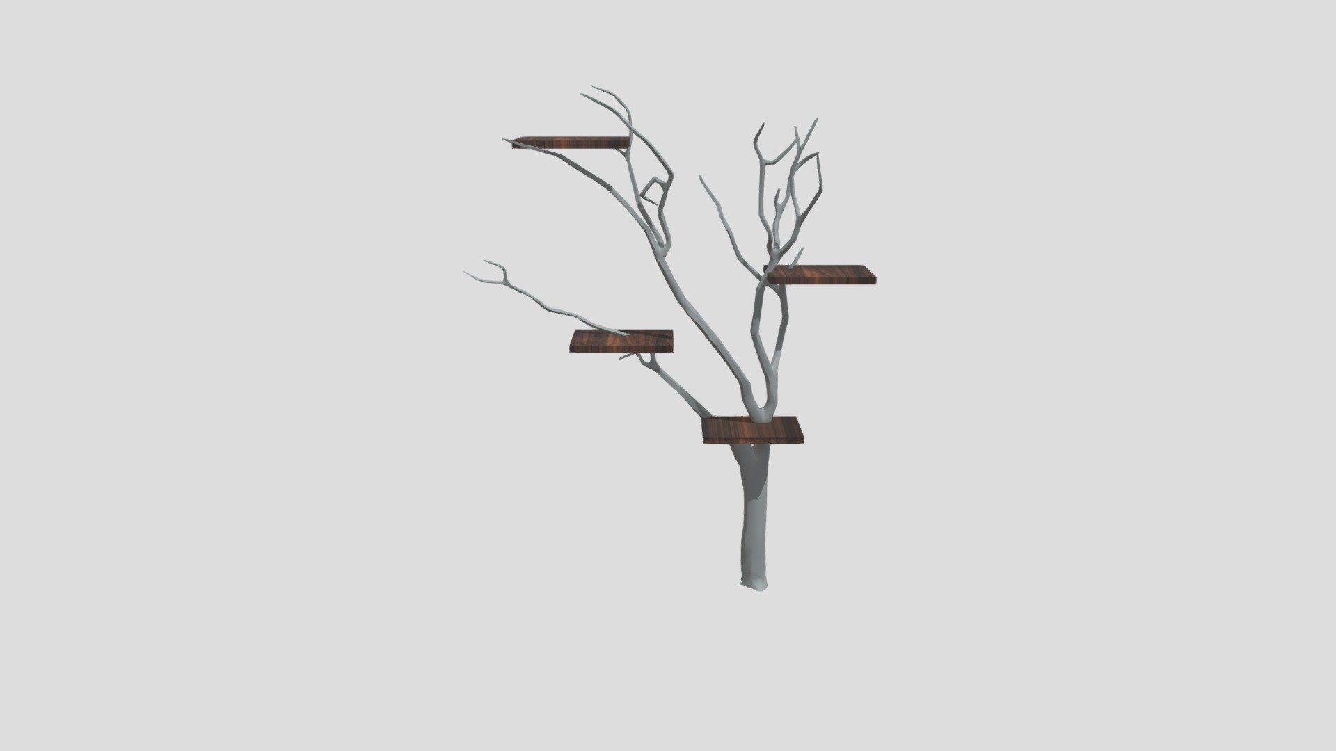 Bare Tree Shelf - Download Free 3D model by House Doctor (@chin4grci4 ...