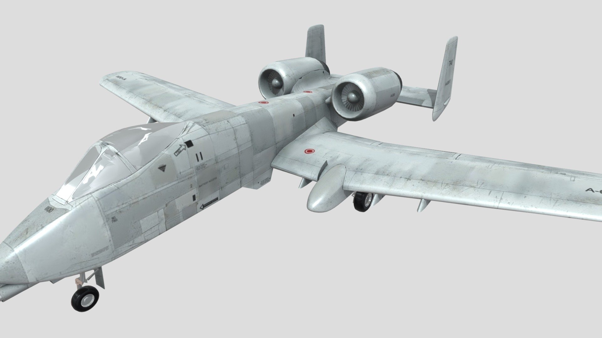 A 10 Thunderbolt - Download Free 3D model by LuizZed36 [9ce5927 ...