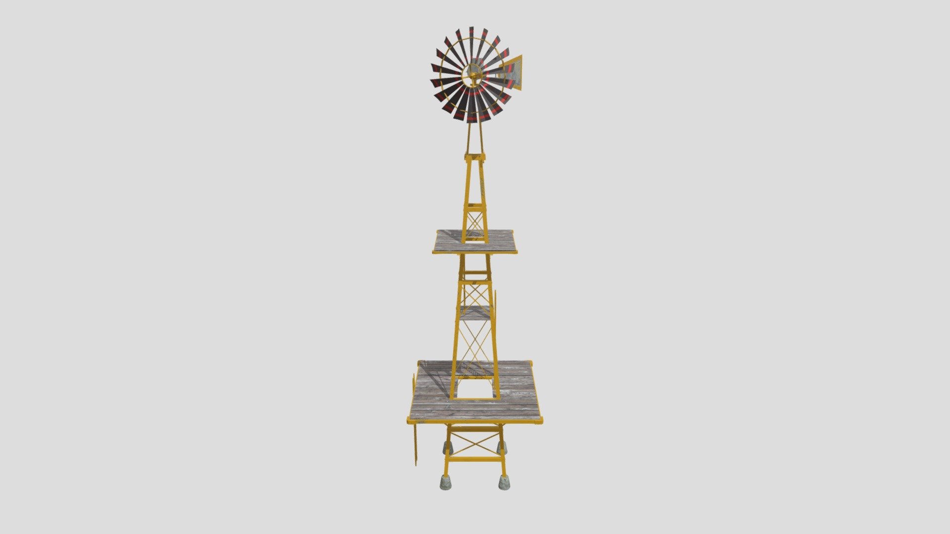 Old Windmill - 3D model by Giovani Santos (@giovaneiv) [9ce6a56 ...
