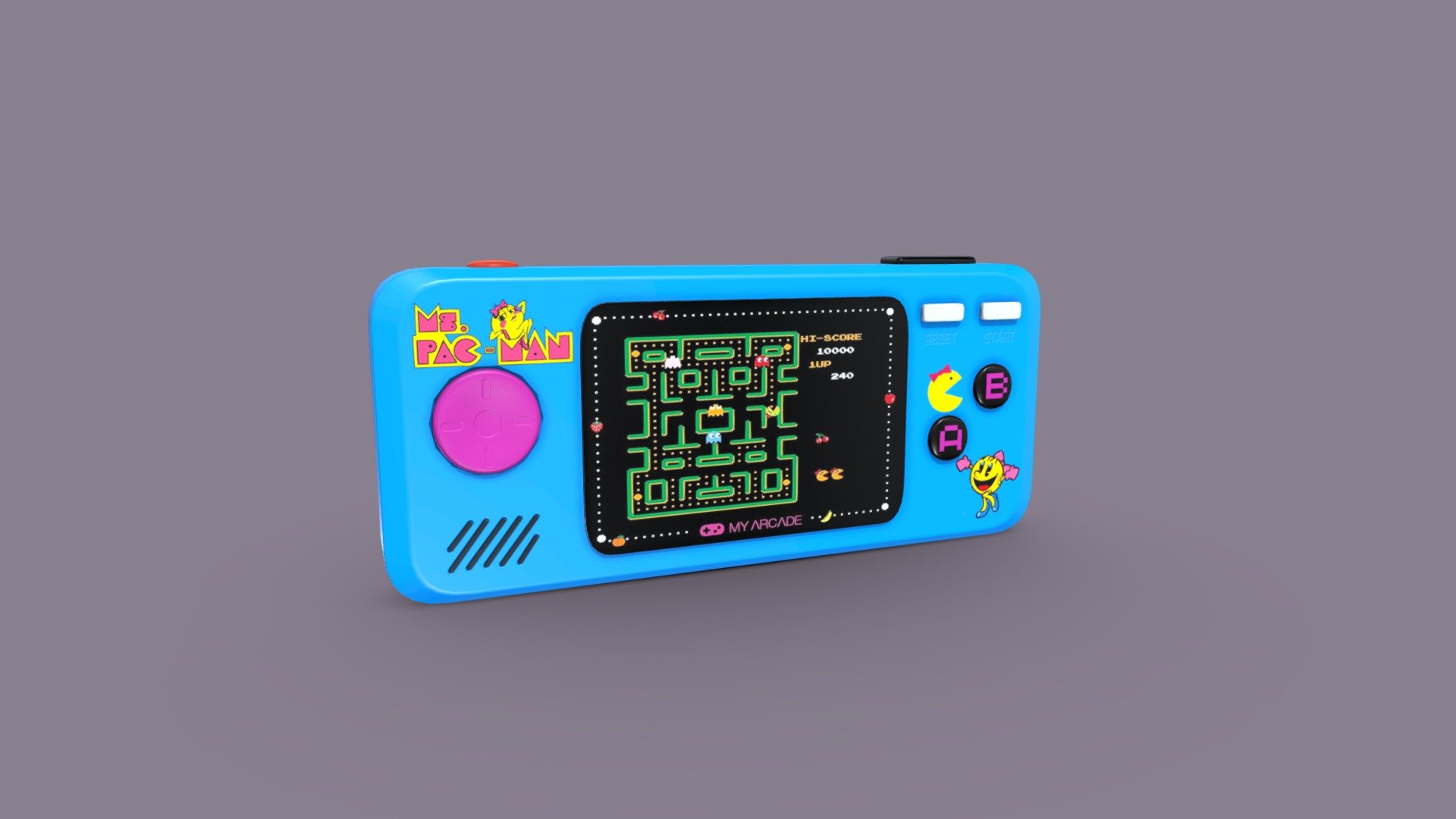 Pacman Arcade Pocket Computer - Buy Royalty Free 3D model by MaX3Dd ...