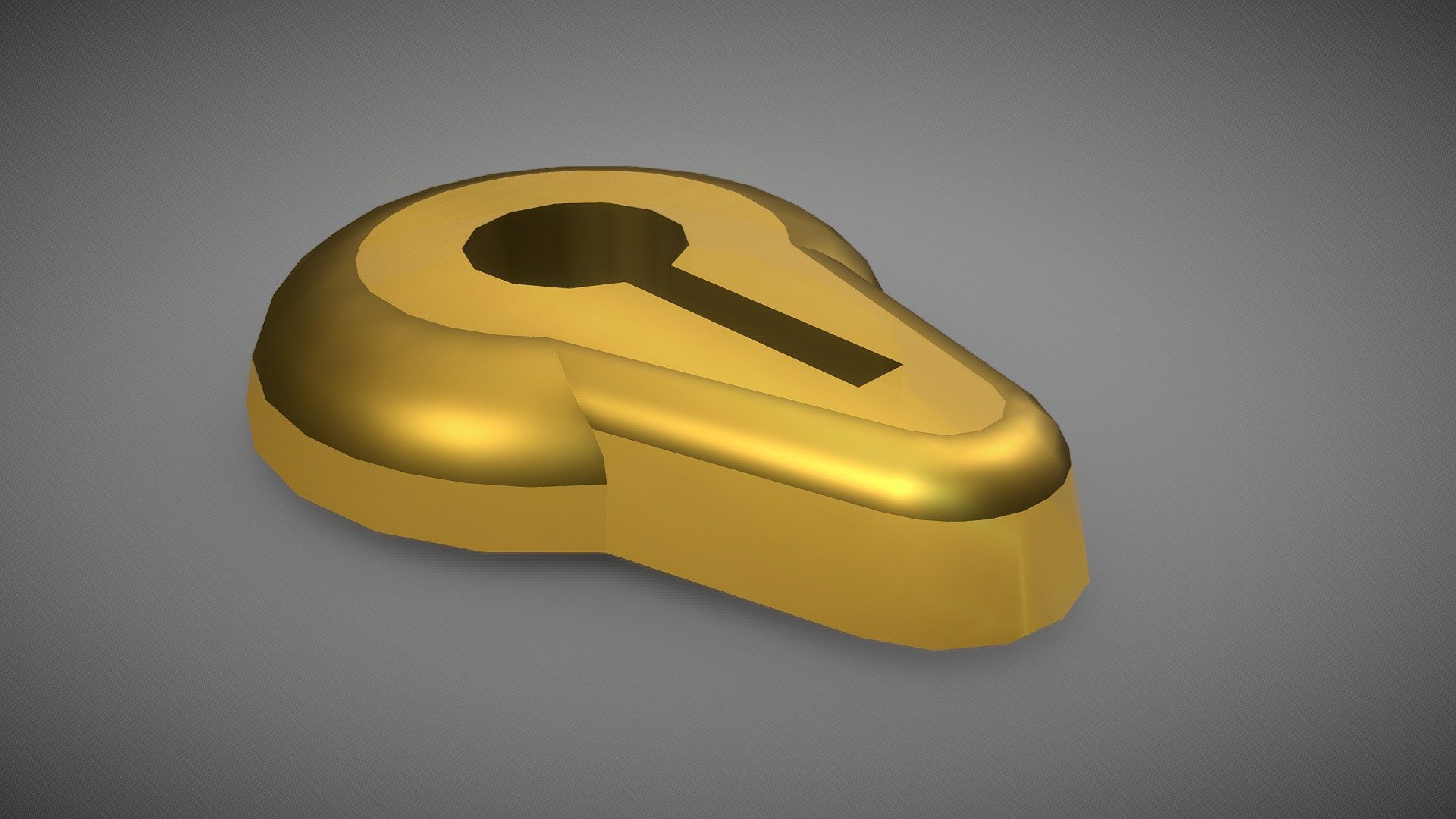 “Golden Keyhole - Classic Design” - Download Free 3D model by RK_Design ...