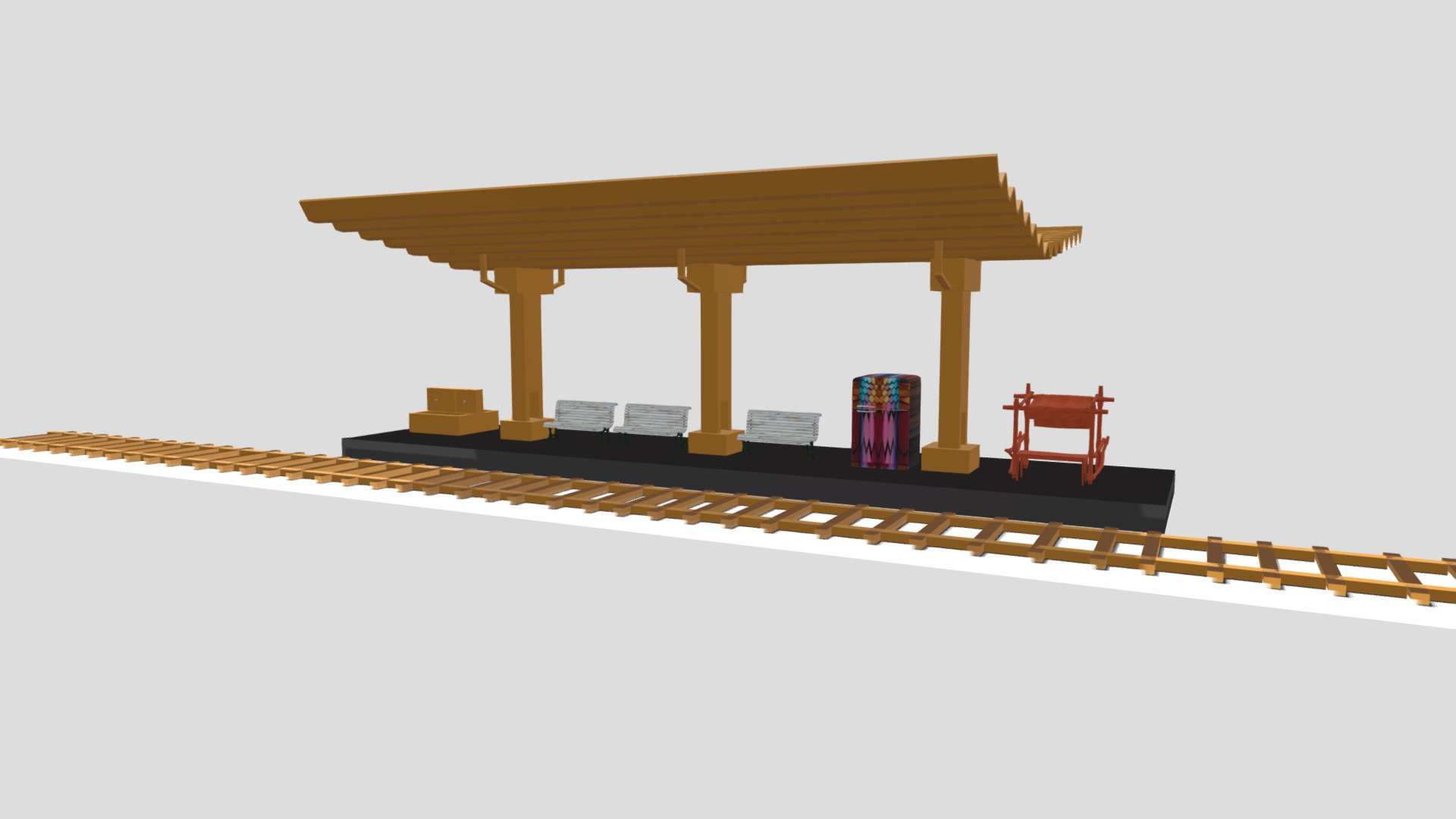 train station - Download Free 3D model by rudransh17feb [9ce95ff ...