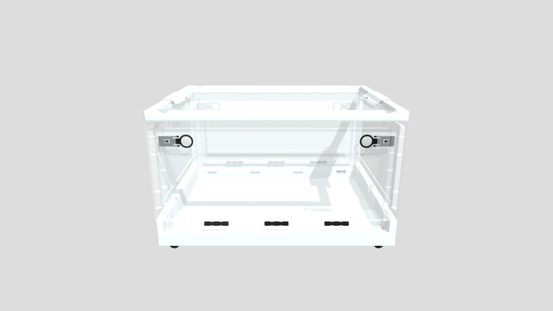 Transparent Foldable Storage Box - Buy Royalty Free 3D model by Diggory ...