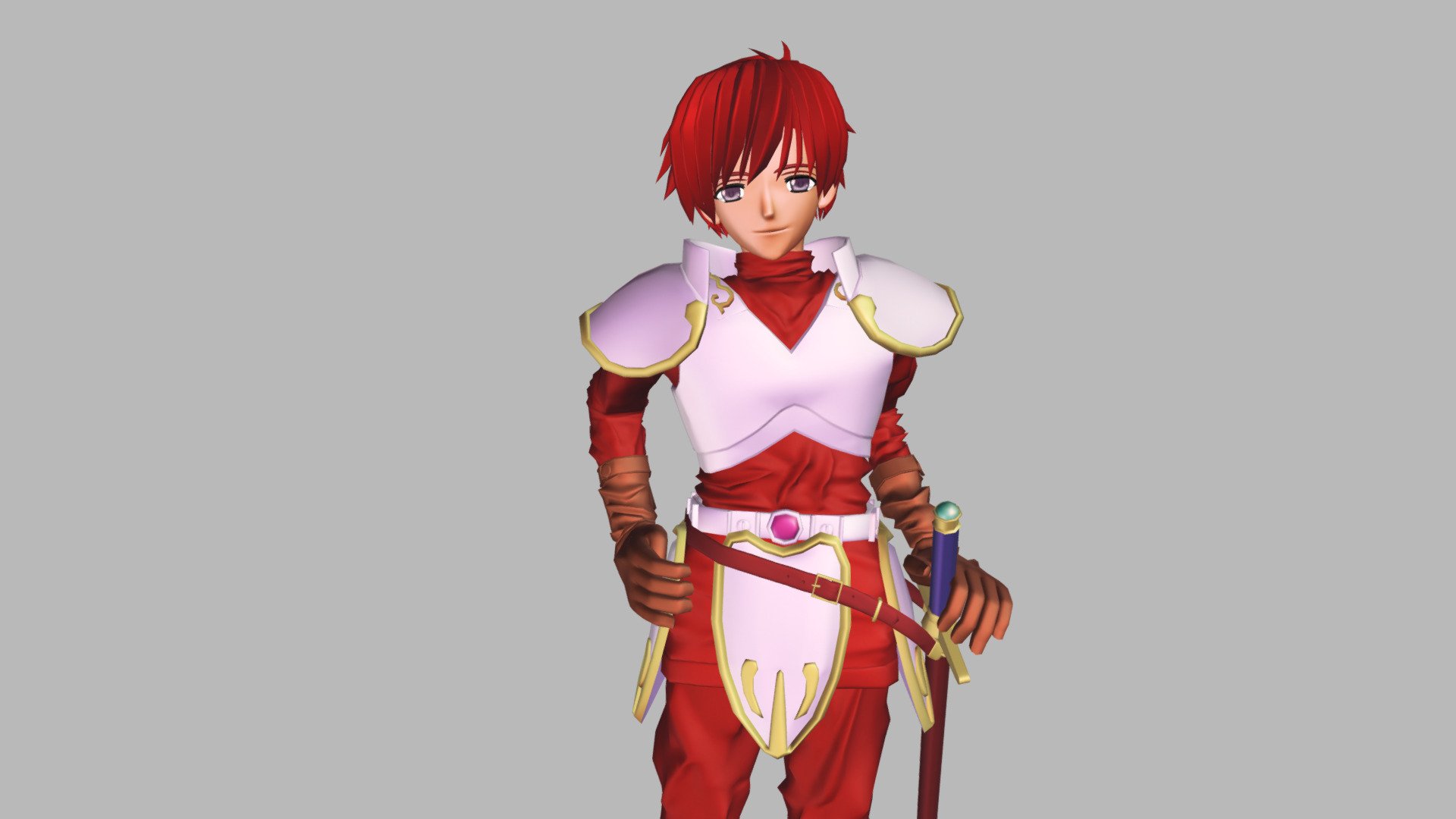 Adol Christin From Ys Series Buy Royalty Free 3d Model By Newdof 9ceb888 Sketchfab Store
