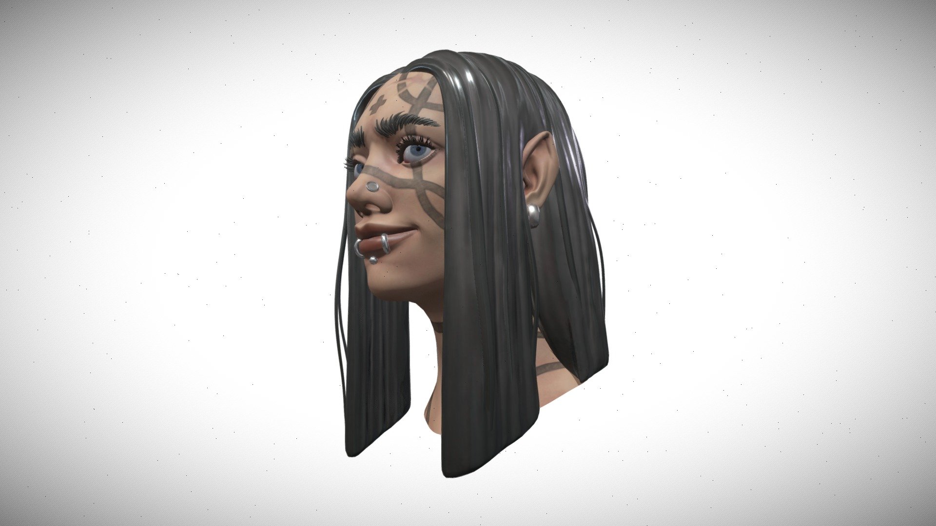 Realtime Head - DAE Character Assignment - 3D model by Denica Stoyanova ...