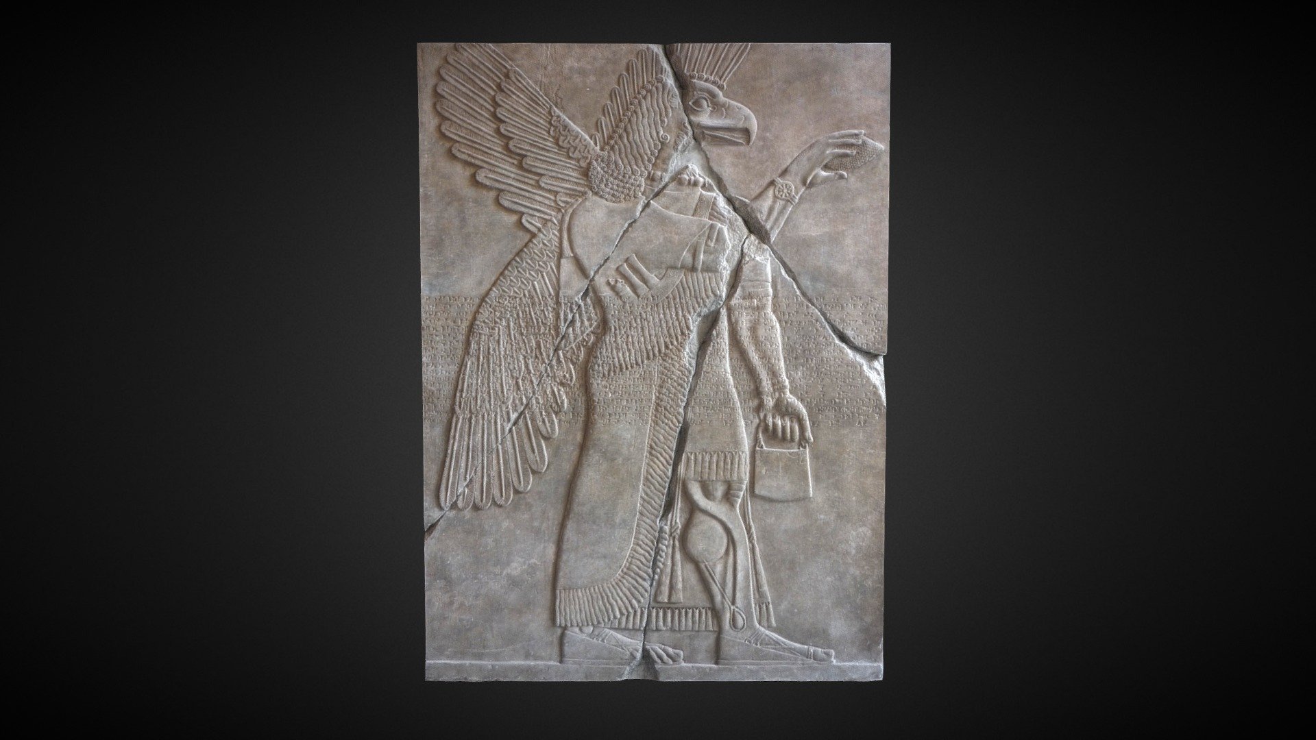 Apkallu Relief - 3D model by Otto Bagi (@otto.bagi) [9ced60c] - Sketchfab