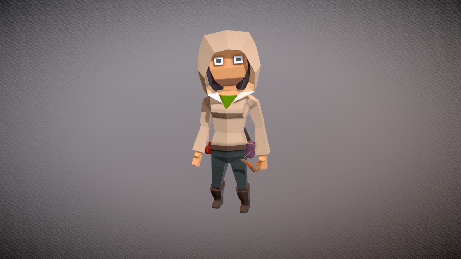Low Poly Archer - 3D model by Yecats (@yecats131) [9cee751] - Sketchfab