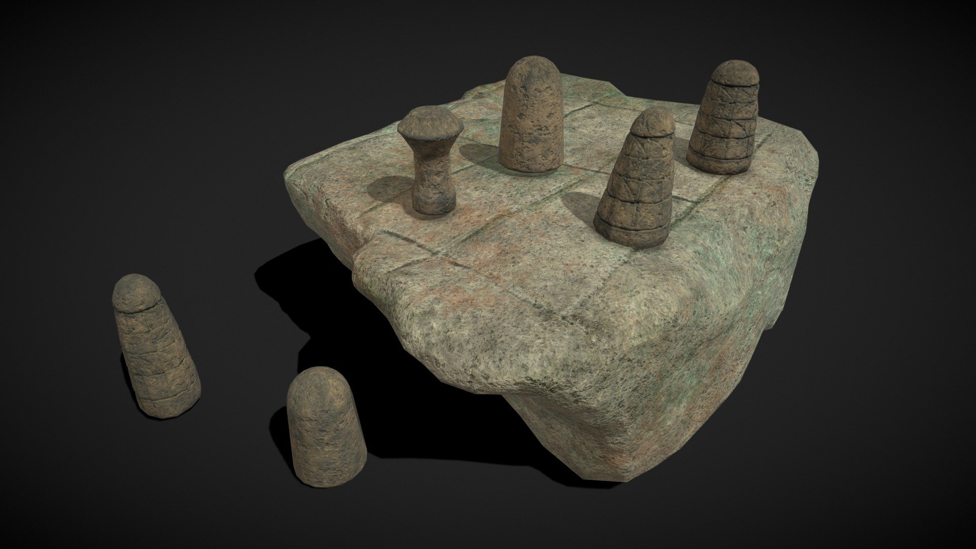 Broken Ancient Harappa Chess Board - Buy Royalty Free 3D model by GetDeadEntertainment [9ceefba ...