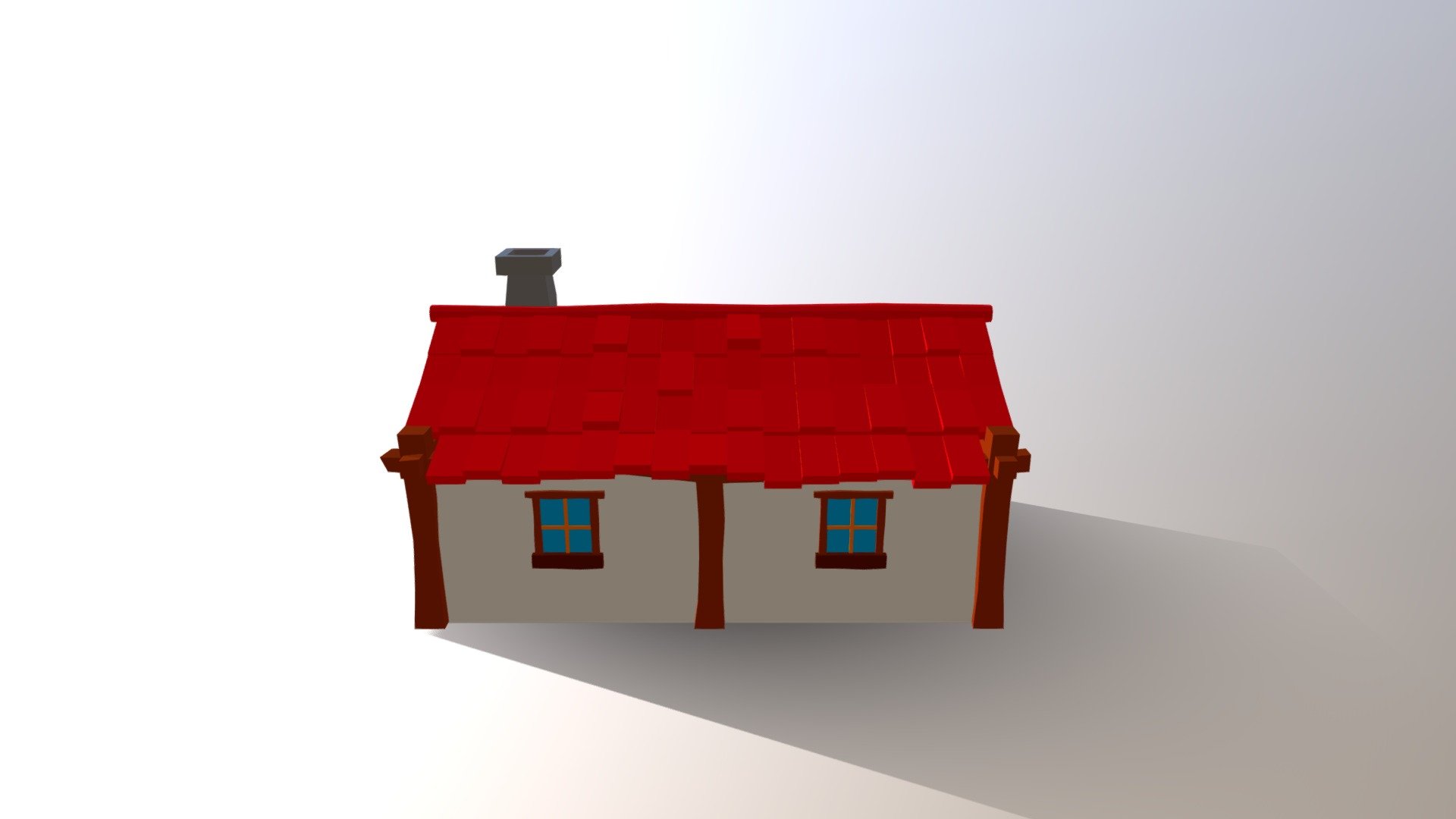Low-poli house - 3D model by Elisey [9cefb94] - Sketchfab