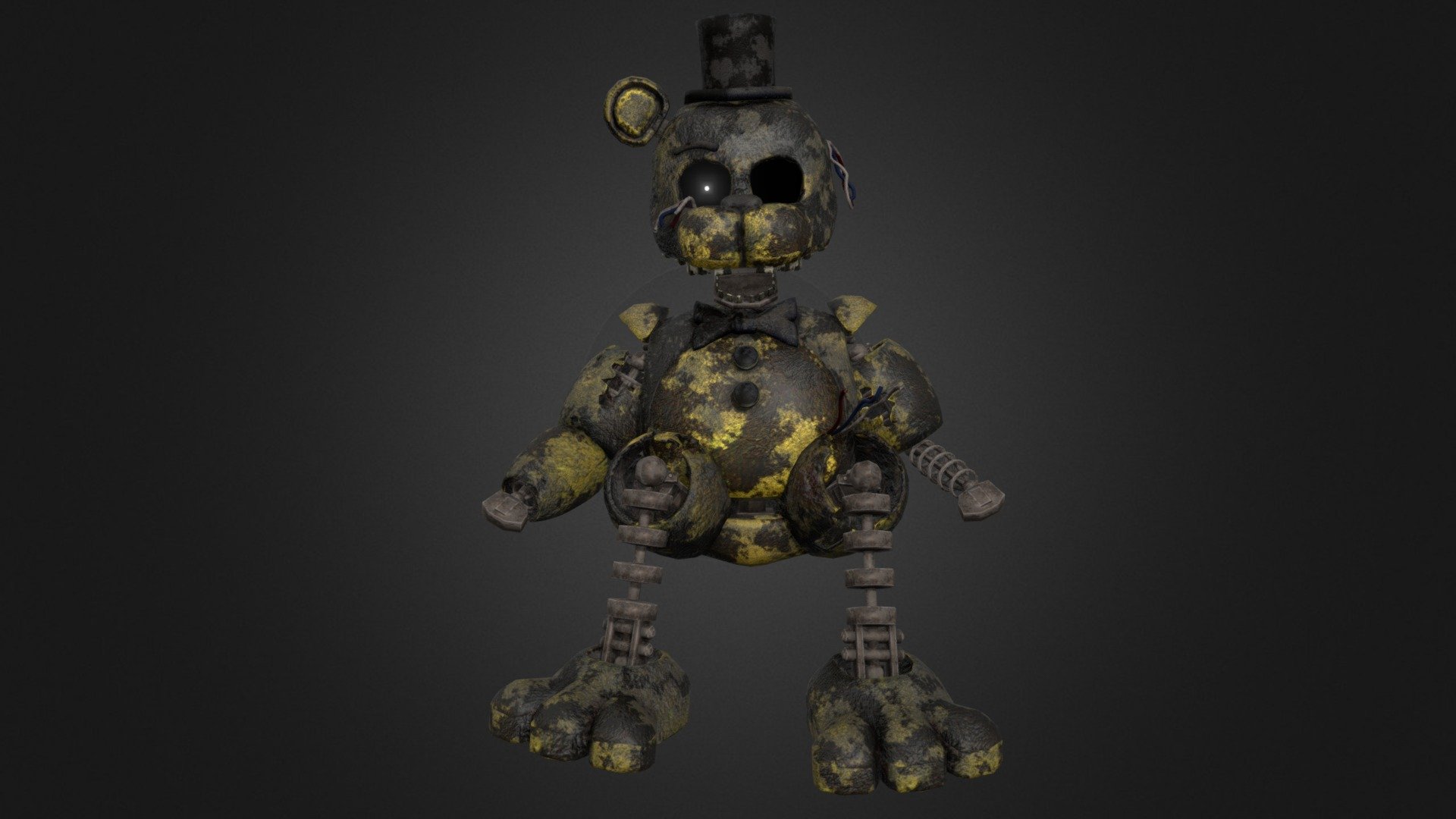Ignited Golden Freddy HW [MODEL EDIT] - Download Free 3D model by ...