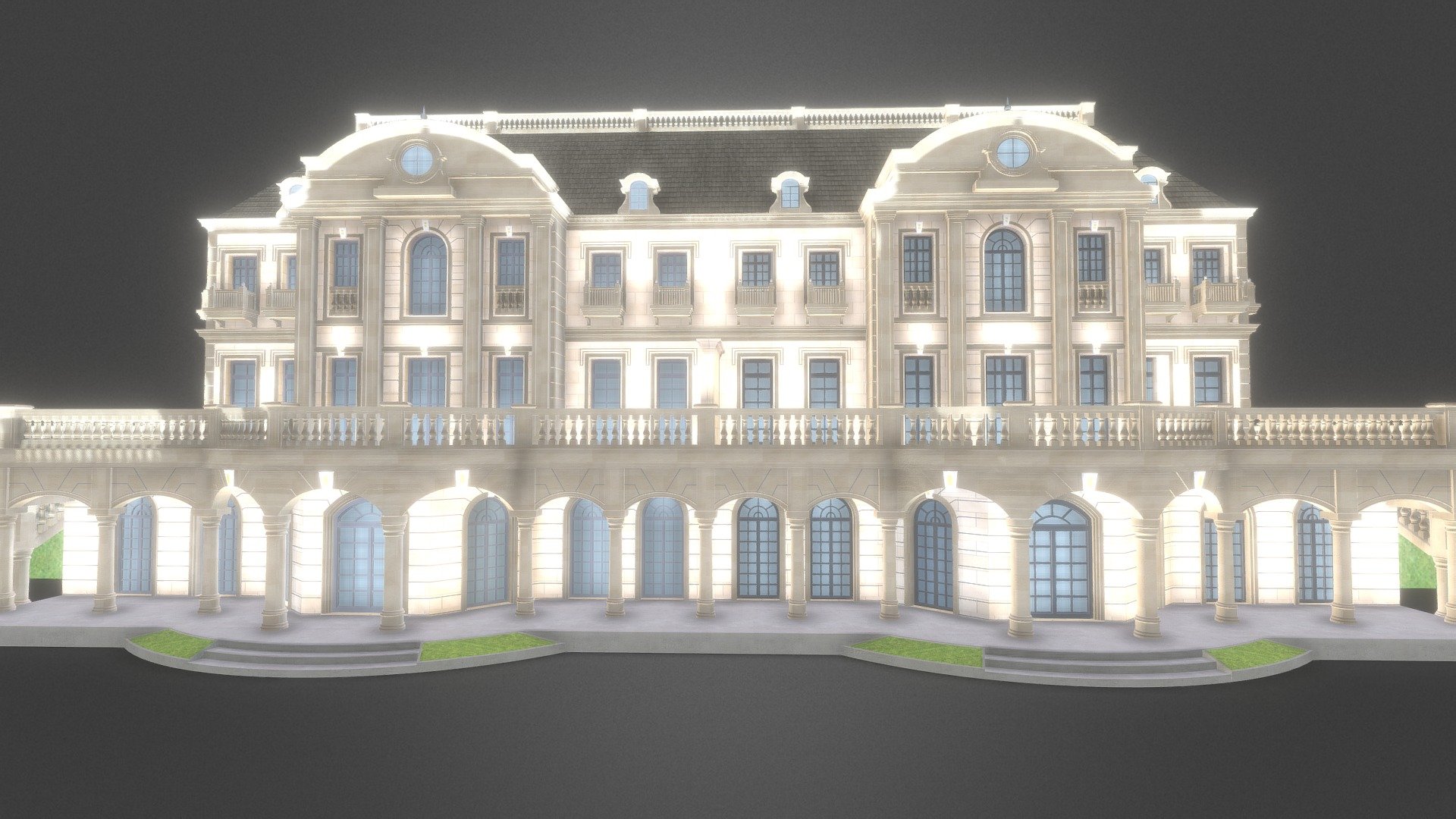 villa - Buy Royalty Free 3D model by heng1210 [9cf2930] - Sketchfab Store