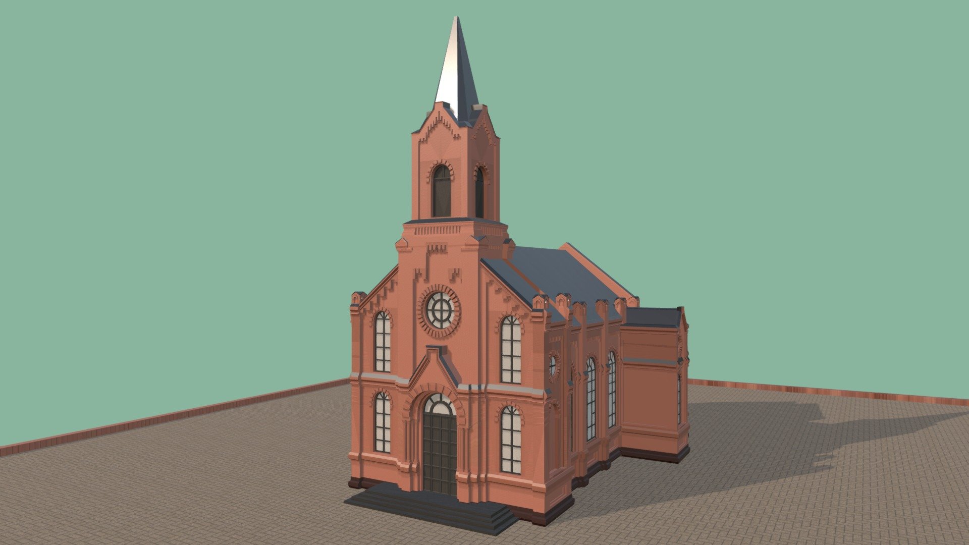 St. Nicholas Church - 3D model by erudyy [9cf3a2e] - Sketchfab