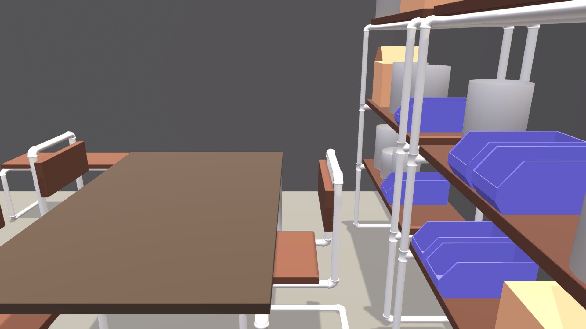 Steel Pipe Office Set - 3D model by harsas [9cf6158] - Sketchfab