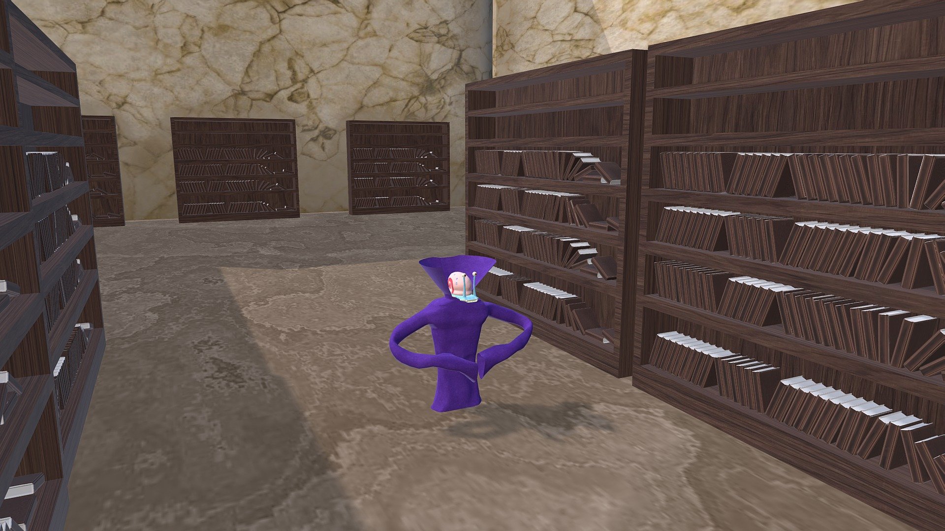 Gary The Librarian - Download Free 3D model by tylrushzoo [9cf790e ...