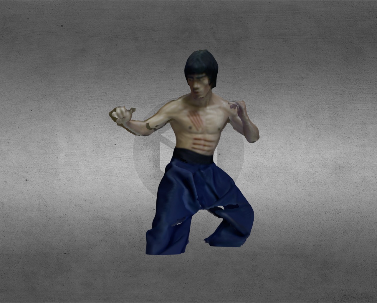 Bruce Lee Figure02 - 3D model by waihocomics [9cf894d] - Sketchfab