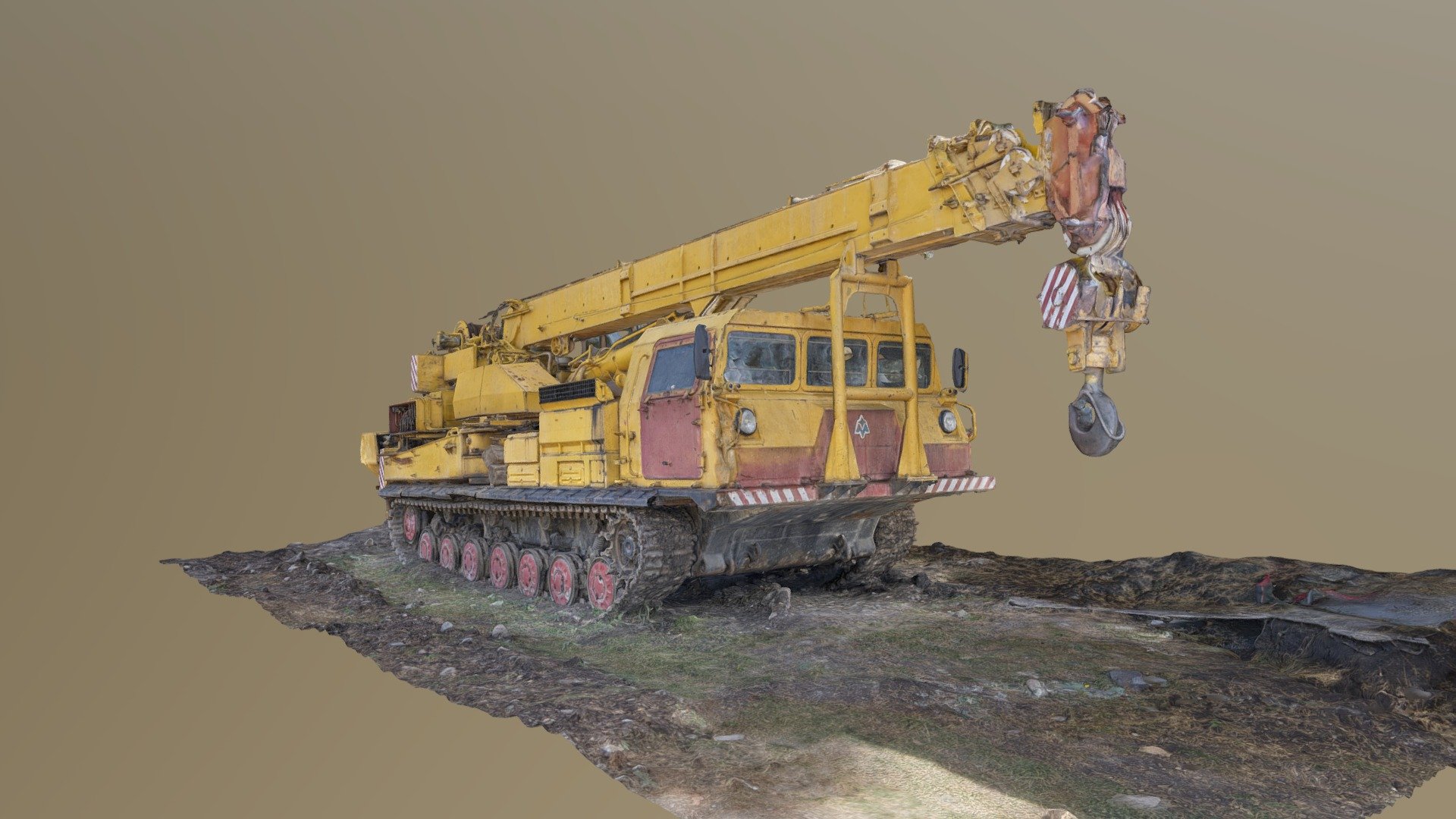 Soviet Crawler Crane - Raw Scan - Download Free 3D model by Nik ...
