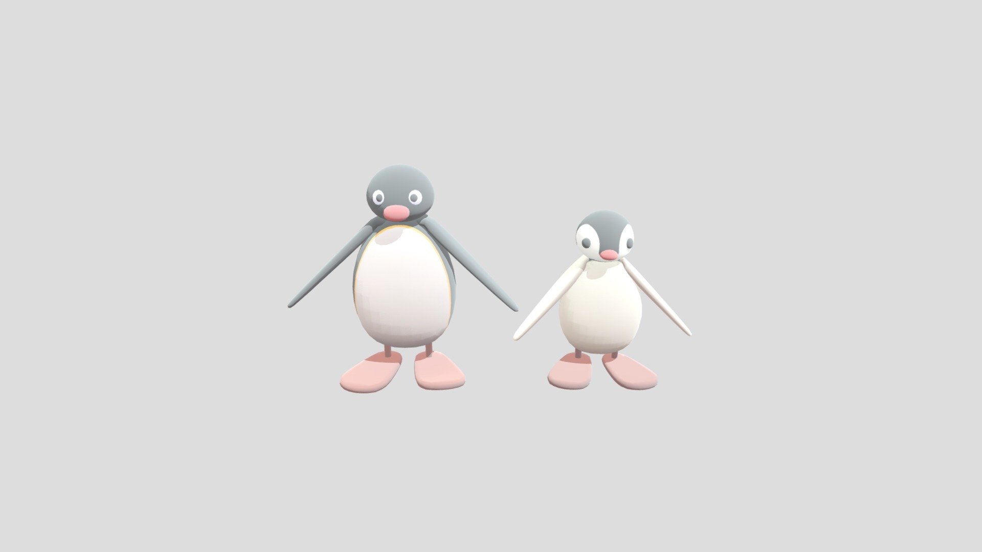 pingu and pinga - Download Free 3D model by gjoaobatista992 [9cf9e72 ...