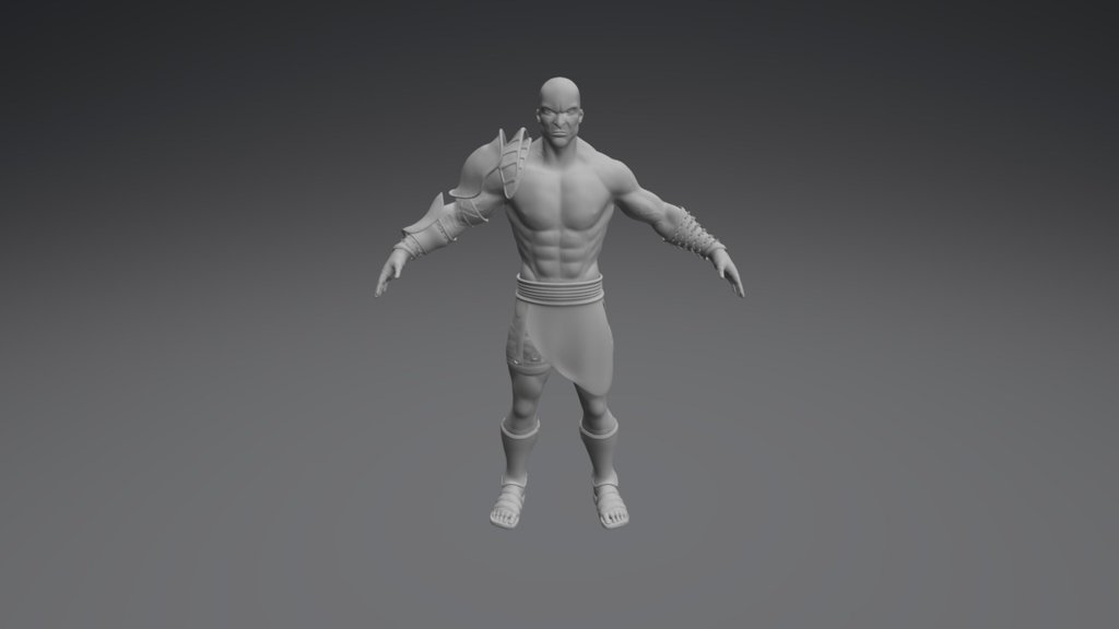 Kratos - 3D model by cuongk36d [9cfaa12] - Sketchfab
