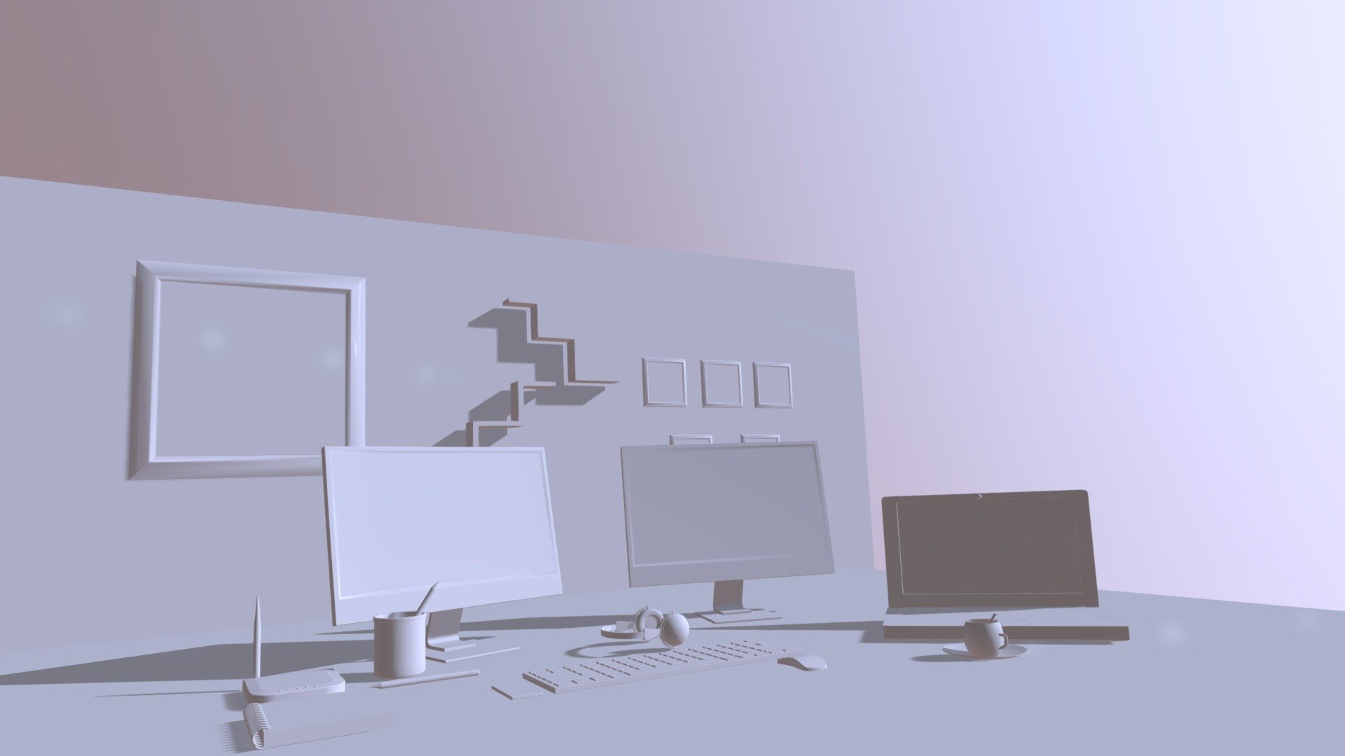 Desk - Download Free 3D model by raifultopu [9cfb867] - Sketchfab