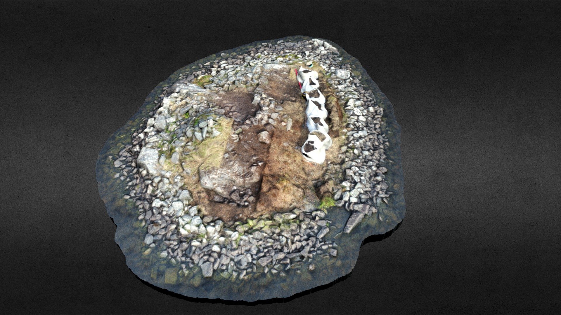 Langabhat Crannog - 3D model by felix_pedrotti [9cfbb44] - Sketchfab