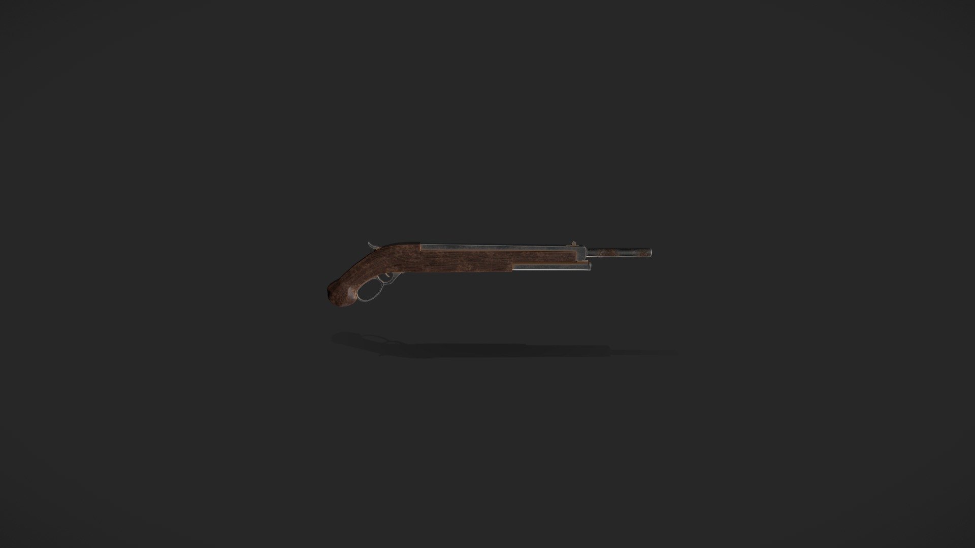 Lever Action Pistol - Download Free 3D model by Connor Devaney ...