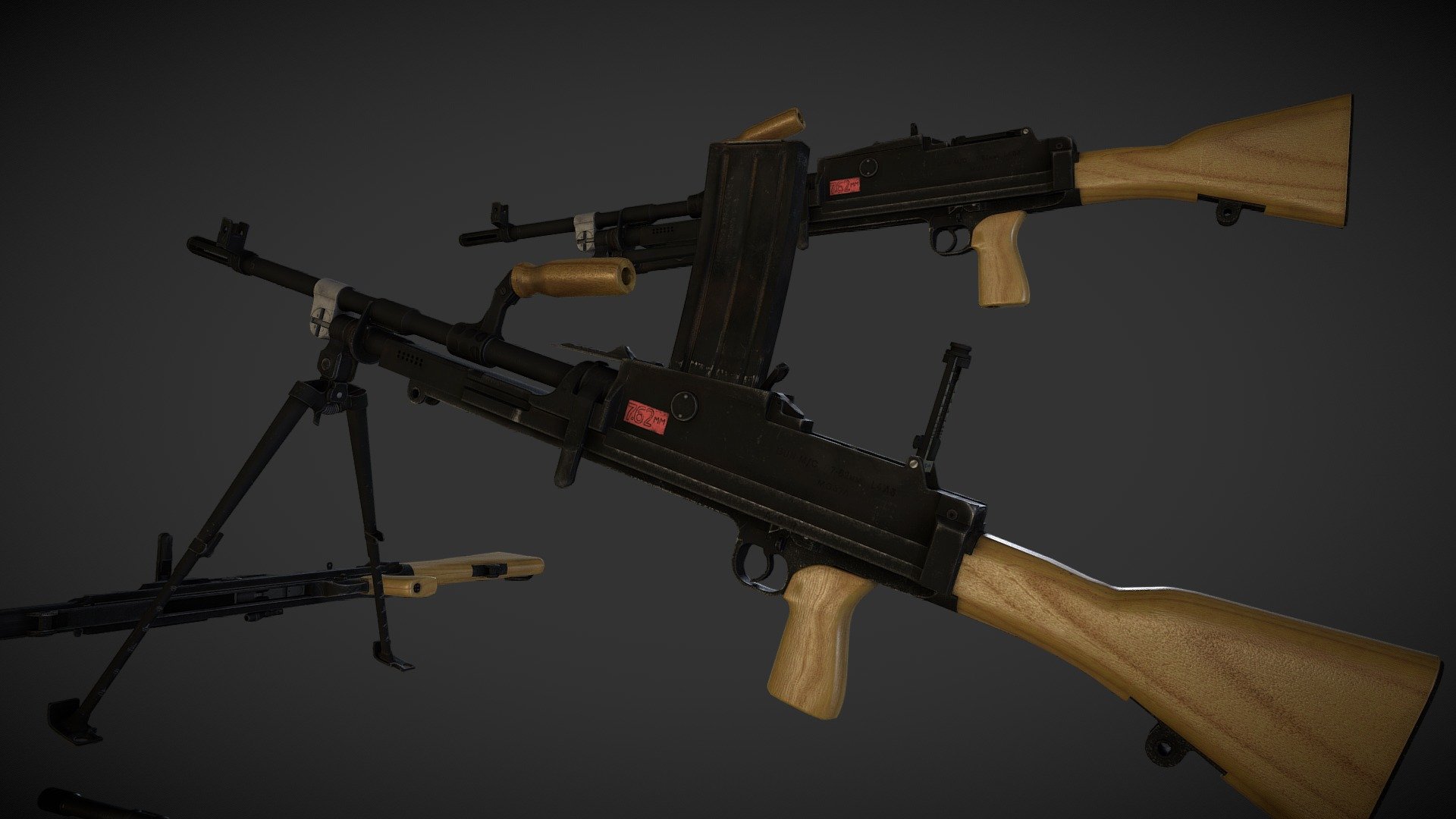 L4A3 Bren Gun - 3D model by toadie2k [9cfd1a5] - Sketchfab
