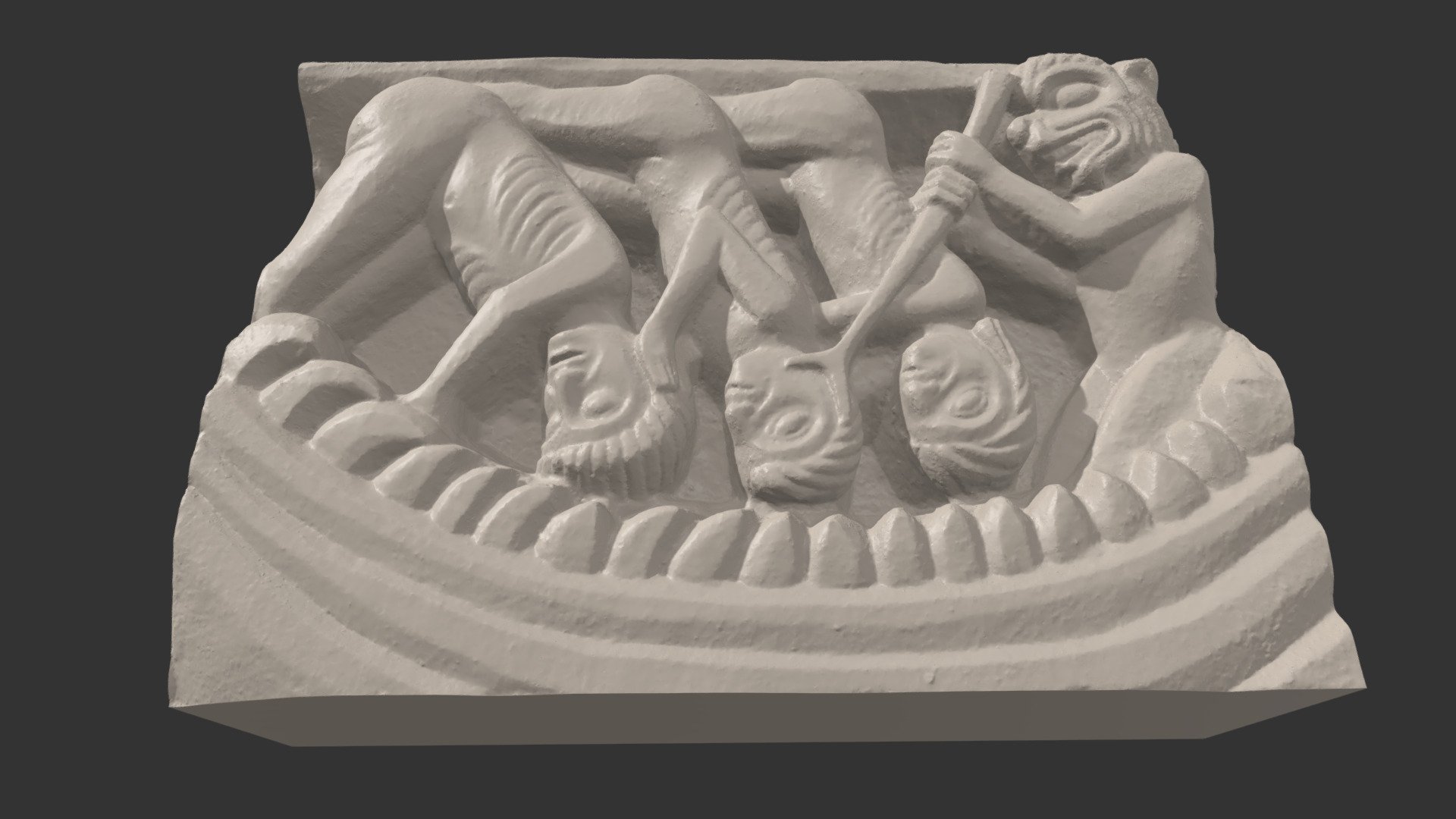 Romanesque Frieze (tactile replica) - 3D model by Tony Elms (@tonyelms ...
