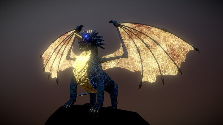 Blue-dragon 3D models - Sketchfab