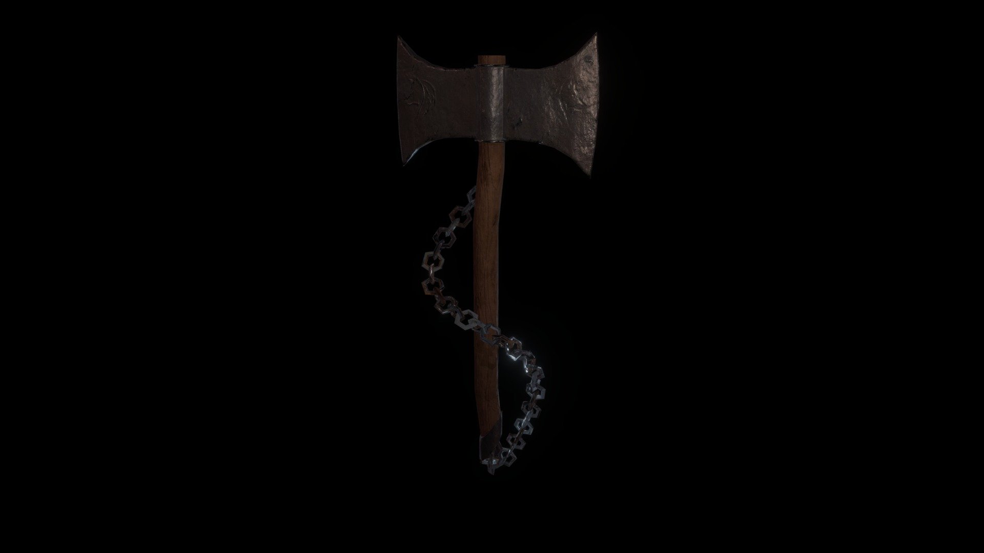 Nordic Axe & Chain (RIGGED) - 3D model by STEPHAN Maxence (@stephan ...