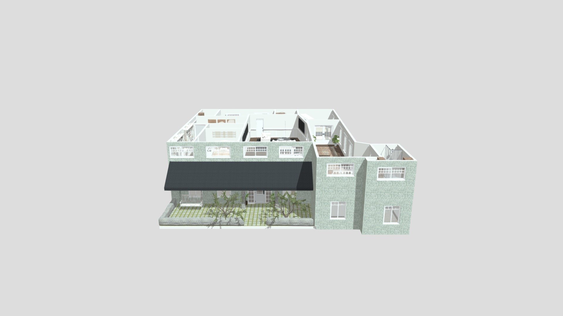 House 4 - Download Free 3D model by Home Design 3D (@homedesign3d) [9d030d4] - Sketchfab