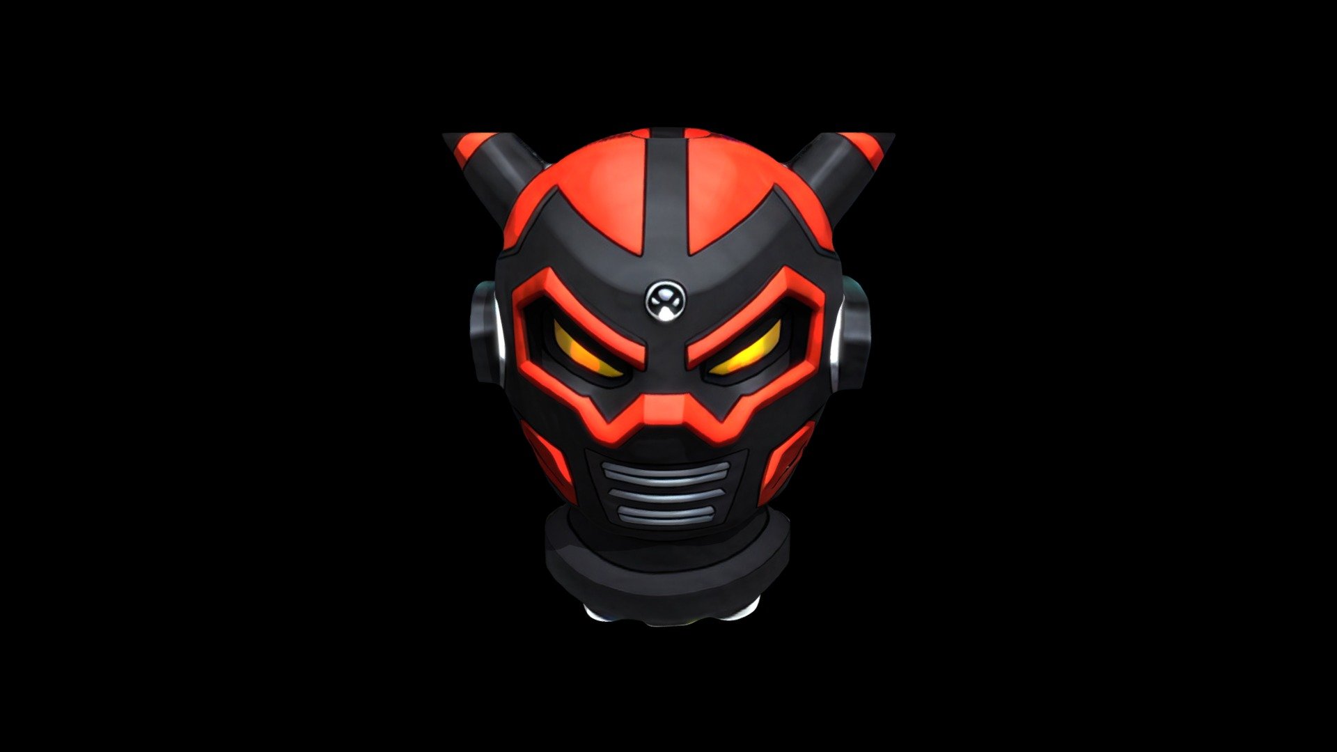 Helmet Mask Robot Cartoon 1655 - Download Free 3D model by klrxyz ...