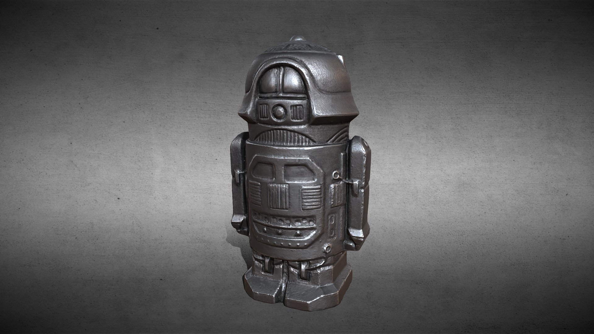 Metal Robot Coin Bank - 3D model by Polygarden [9d072c7] - Sketchfab