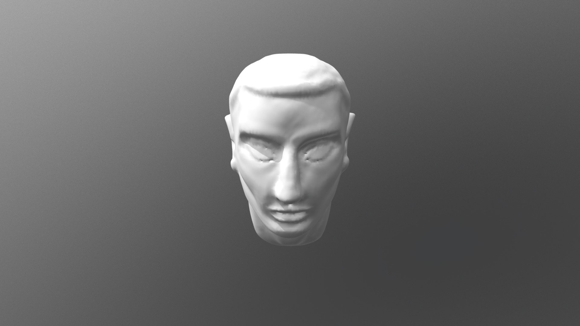 Male Face Sculpt 1 - 3D model by Karrakal [9d0bd88] - Sketchfab