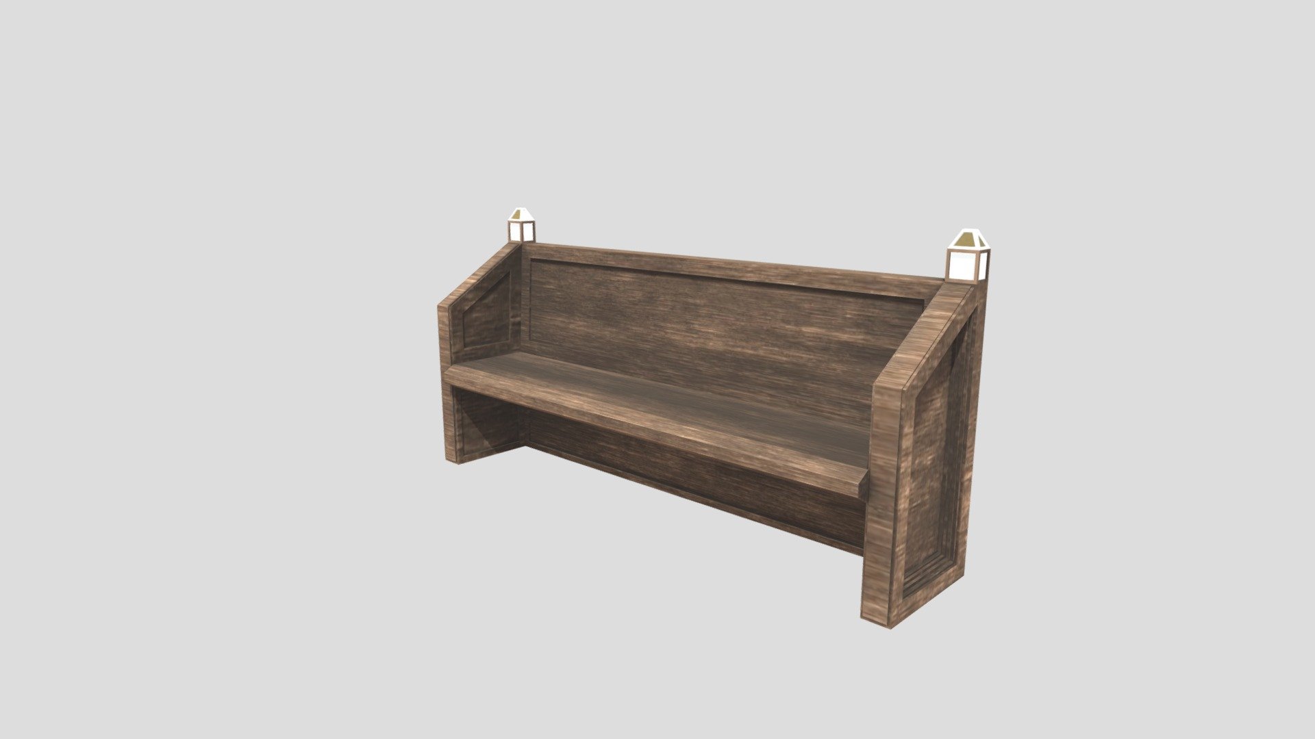 Medieval Pew - 3D model by Nyarlathotep91 [9d0c92b] - Sketchfab