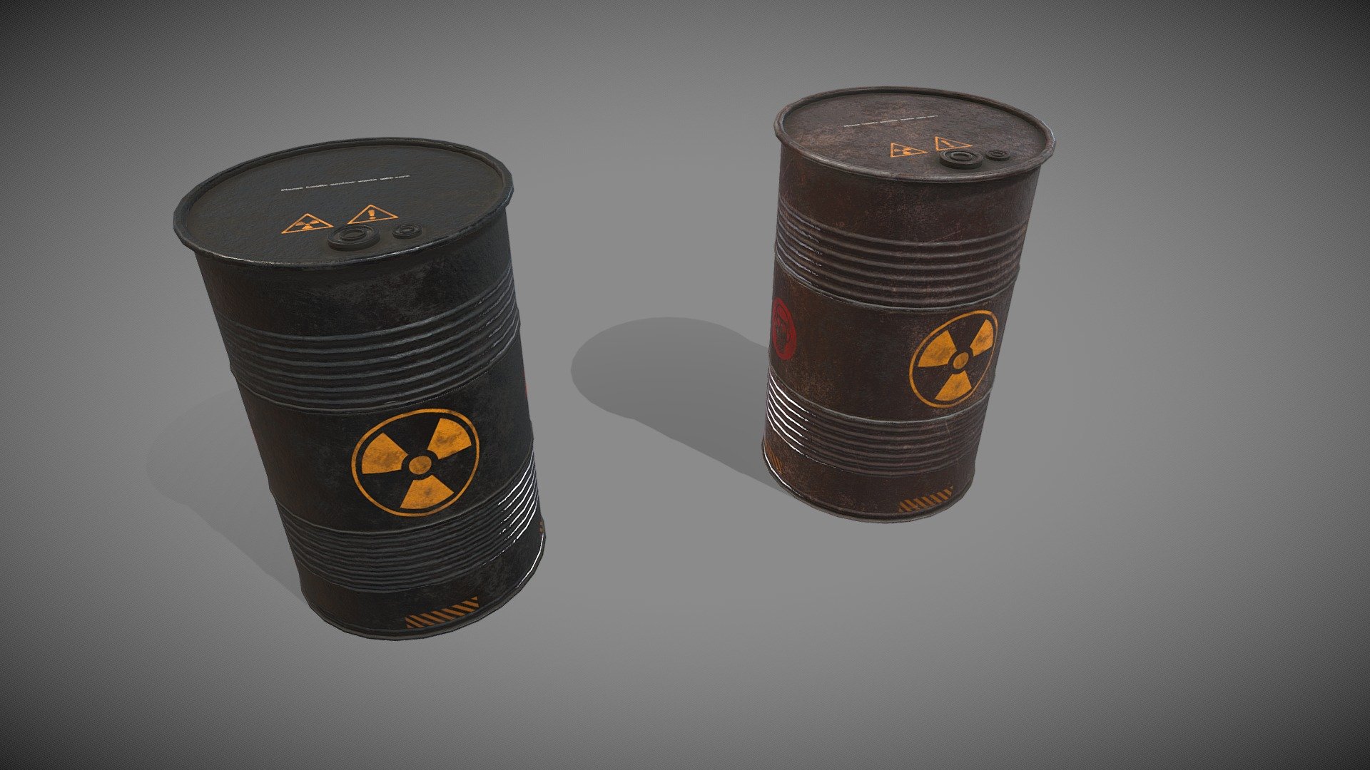 Barrel of nuclear waste-12MB - 2PART 24MB - Download Free 3D model by ...
