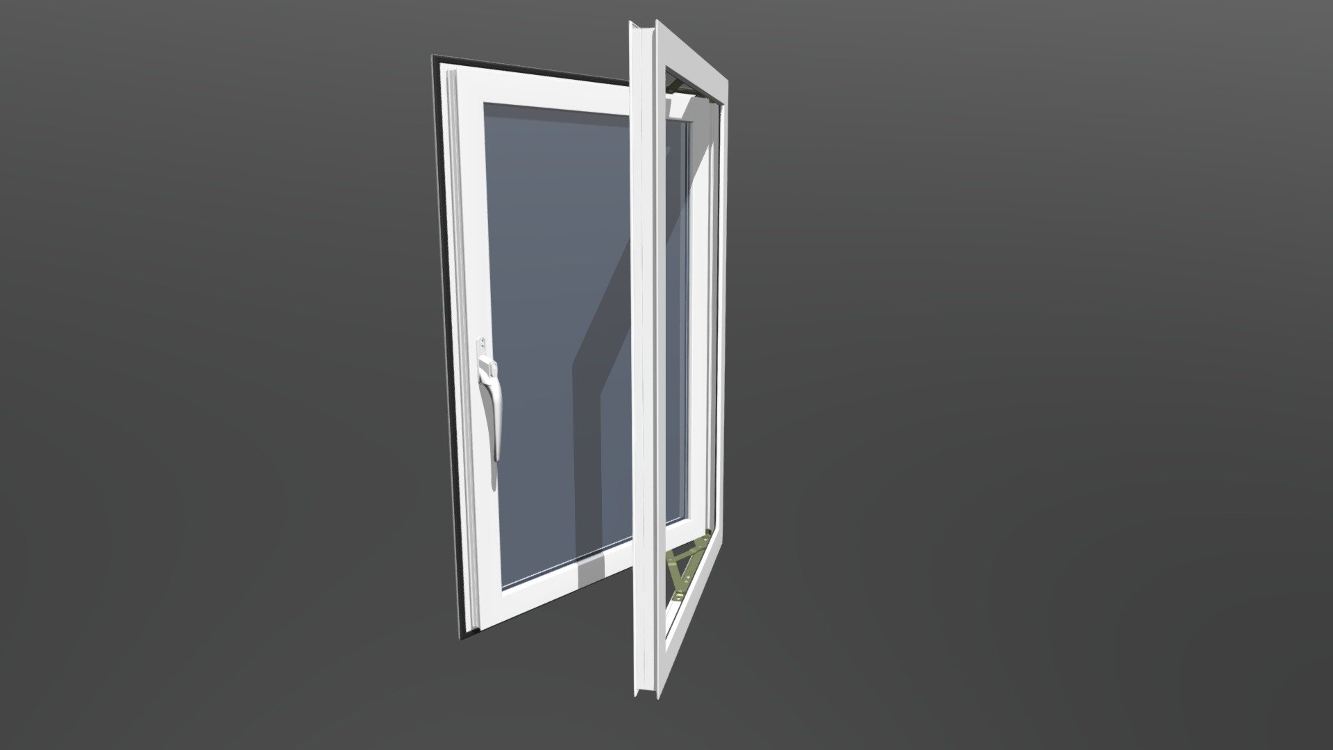 PURE Line Window 600 x 900 - 3D model by REHAU WindowsSA (@WindowsSA ...