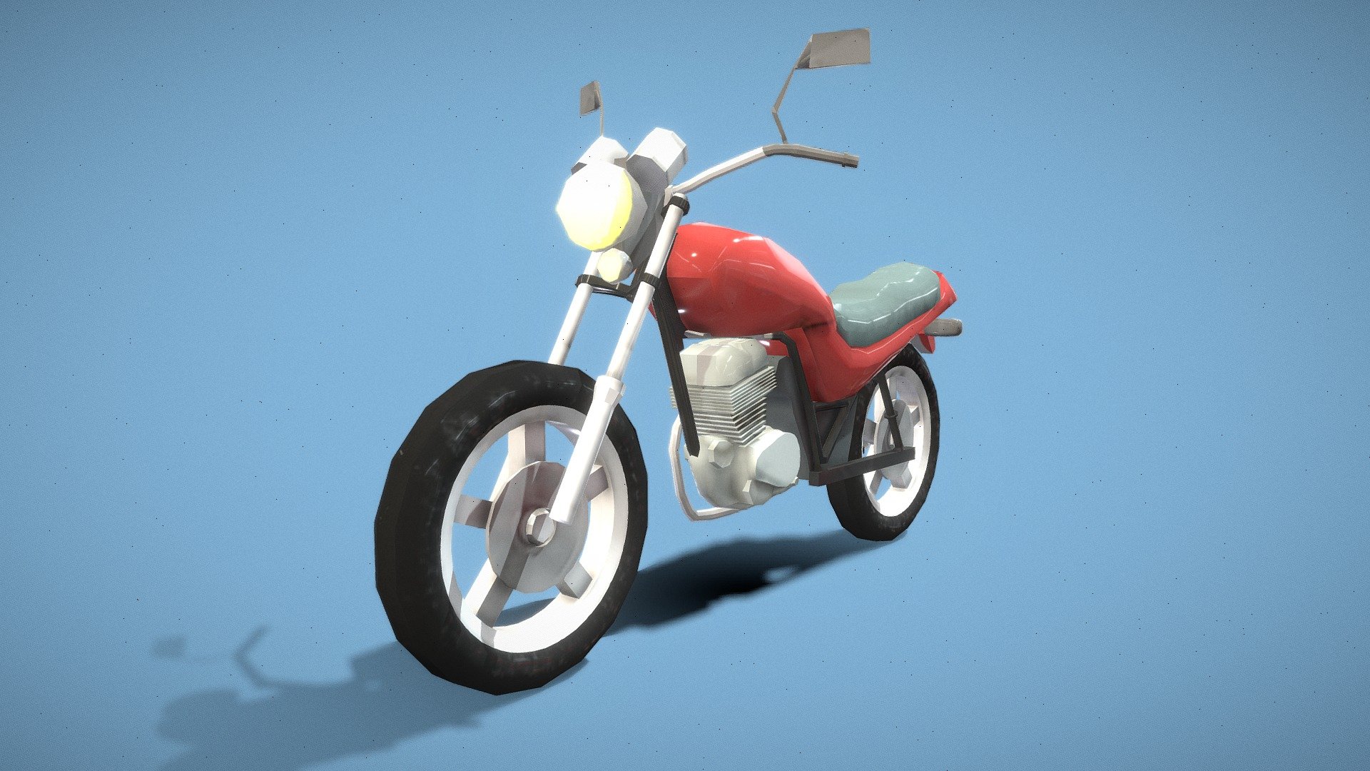 MOTO_LOW_POLY - 3D model by garabatodiego45 [9d0eae1] - Sketchfab