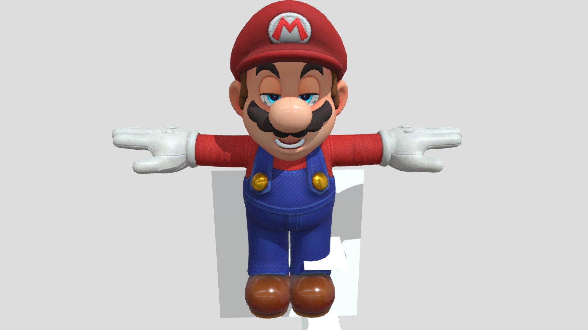 Mario-model Super Rigged - Download Free 3D model by Skelenius507 ...