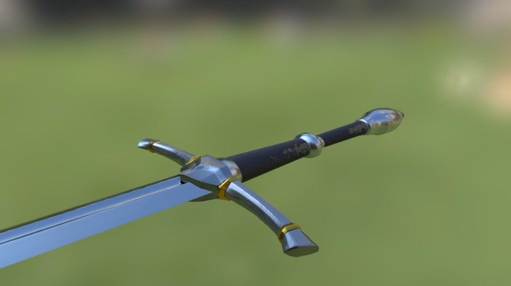 Aragorn sword - 3D model by Stefan_Devic (@stefandevic) [9d0fc6f ...