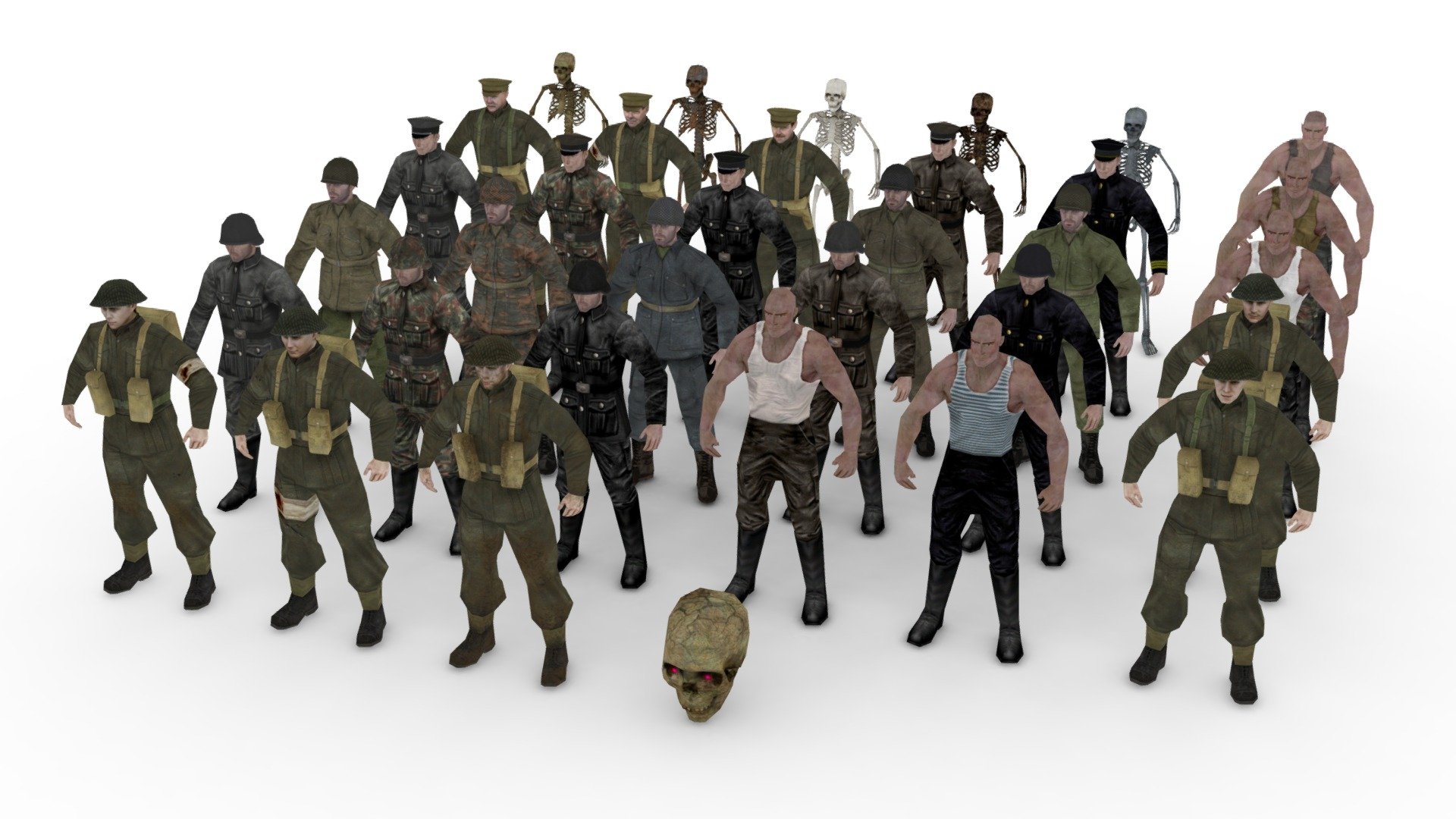 character models from FPS creator classic - Download Free 3D model by ...