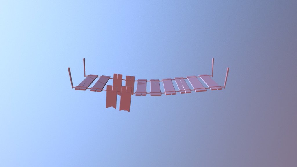 Lowpoly Broken Wooden Bridge - 3D model by HylkeHuijgen [9d101c3 ...