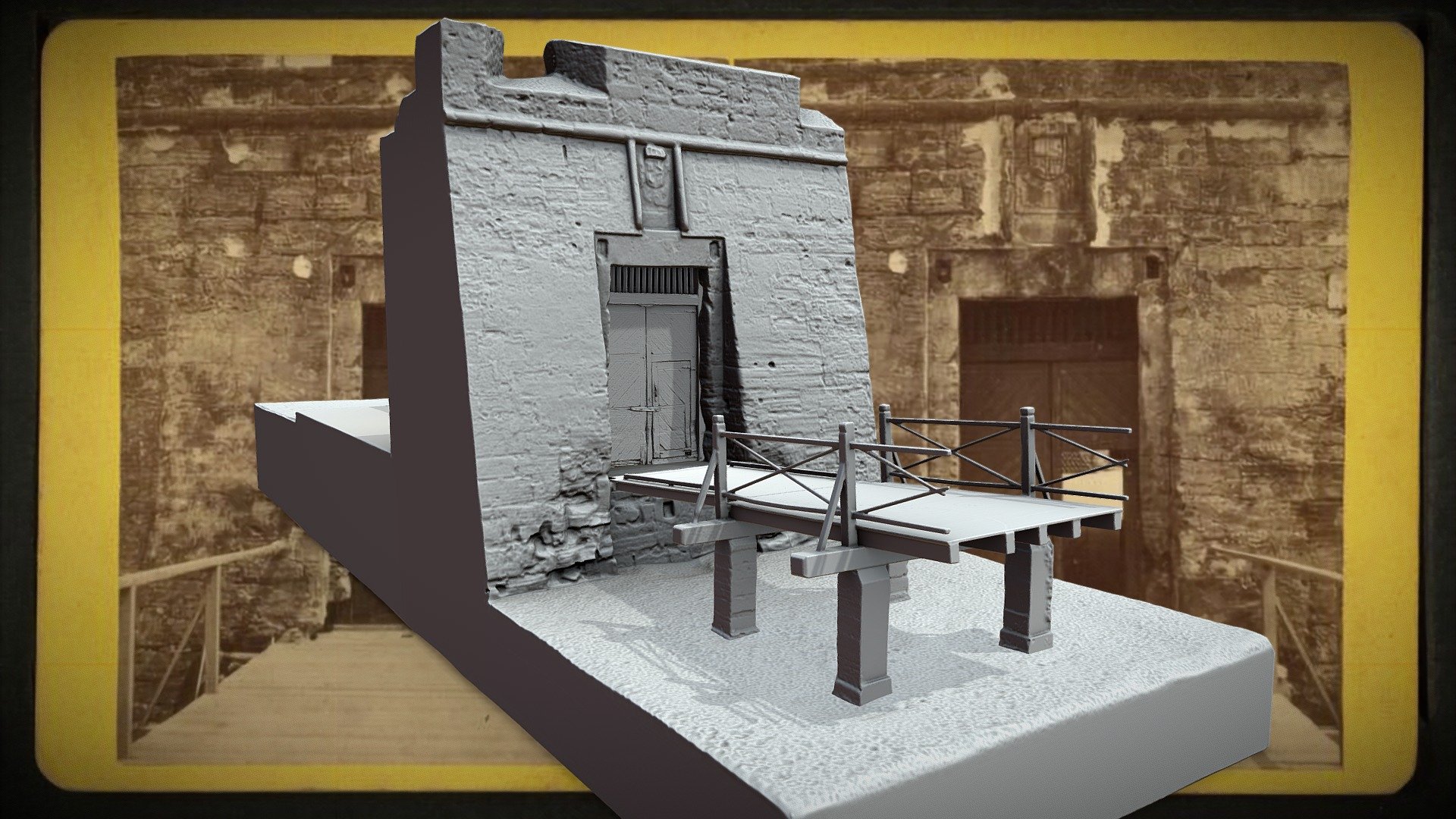 Sally Port Entrance to Fortress - 3D model by University of South ...